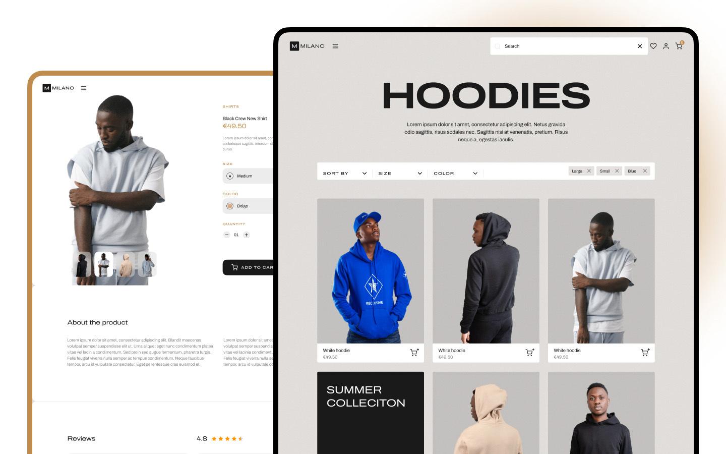 Milano Boutique - Fashion HTML5 Responsive Website Template