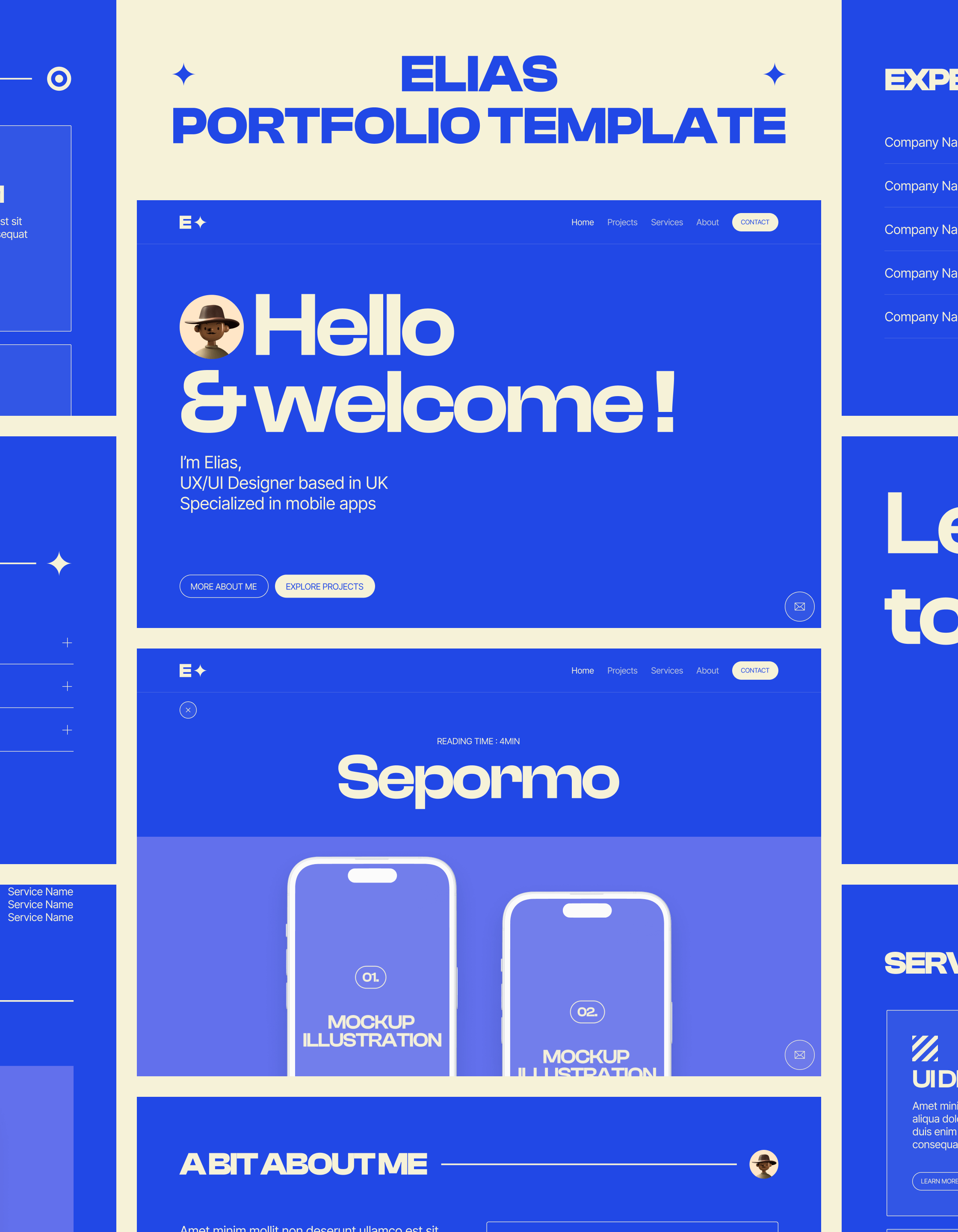 Elias - Portfolio HTML5 Responsive Website Template