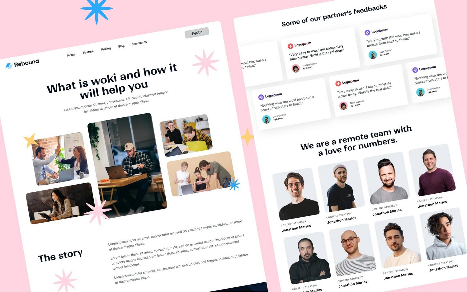 Rebound - Software HTML5 Responsive Website Template