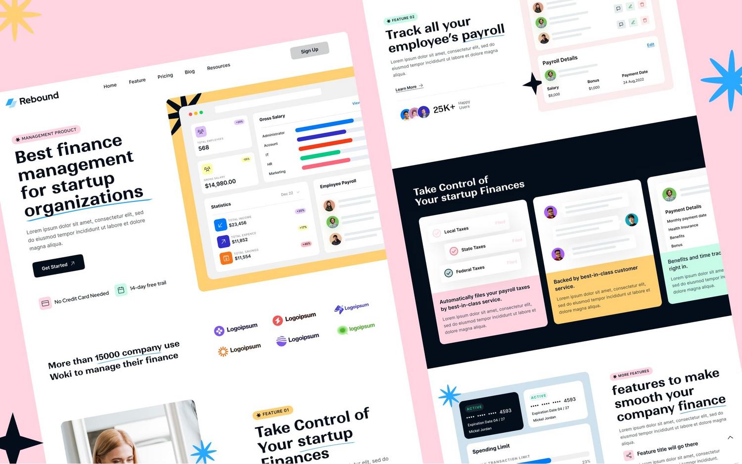 Rebound - Software HTML5 Responsive Website Template