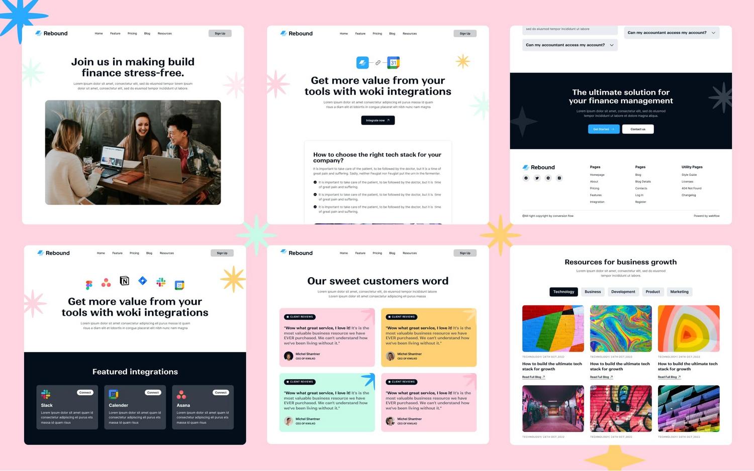 Rebound - Software HTML5 Responsive Website Template
