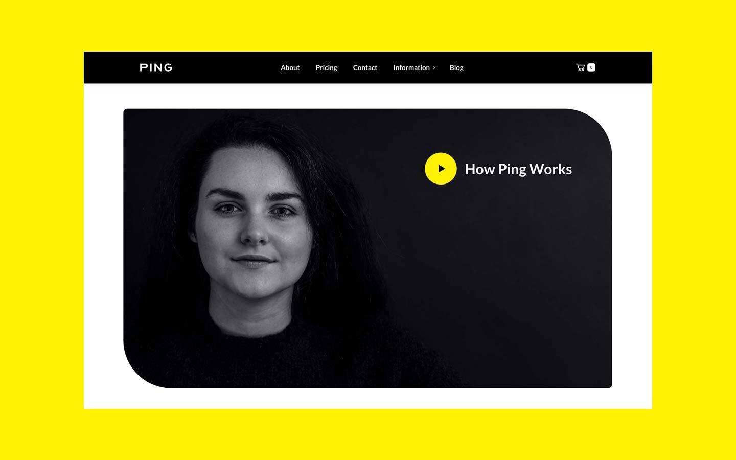 Ping - Startup HTML5 Responsive Website Template