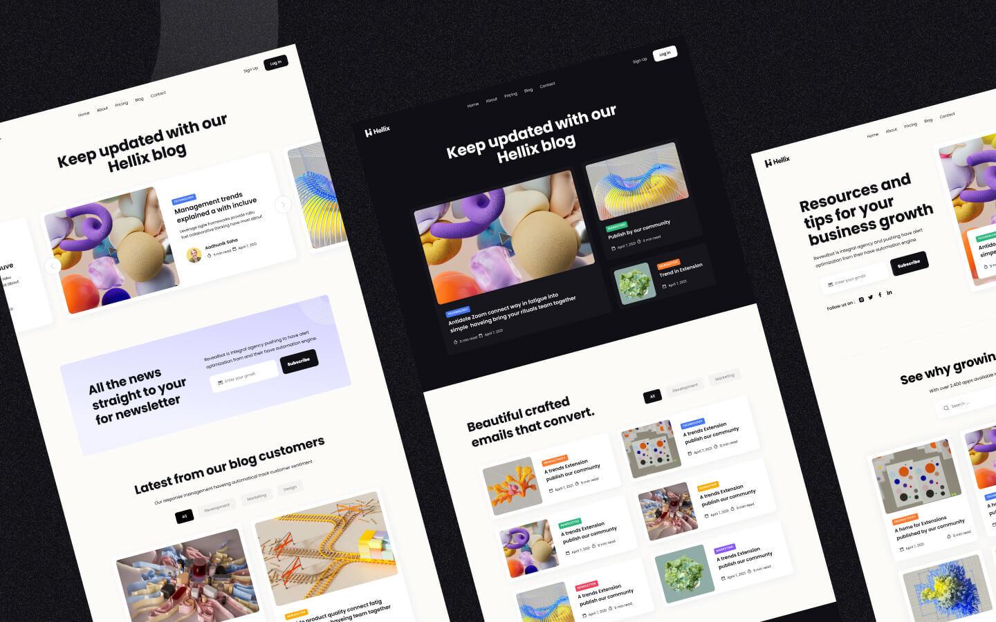 Hellix - SaaS HTML5 Responsive Website Template