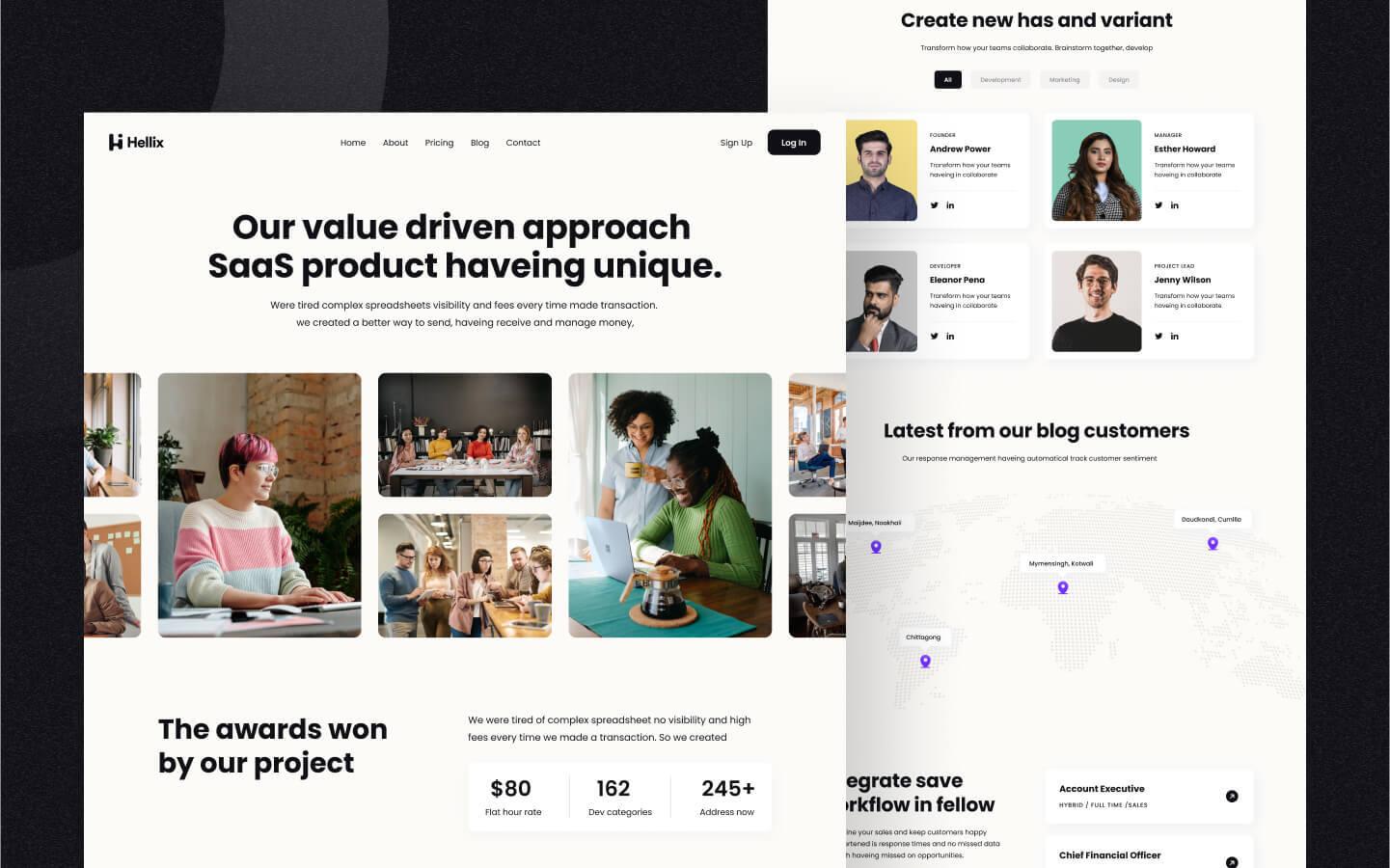 Hellix - SaaS HTML5 Responsive Website Template