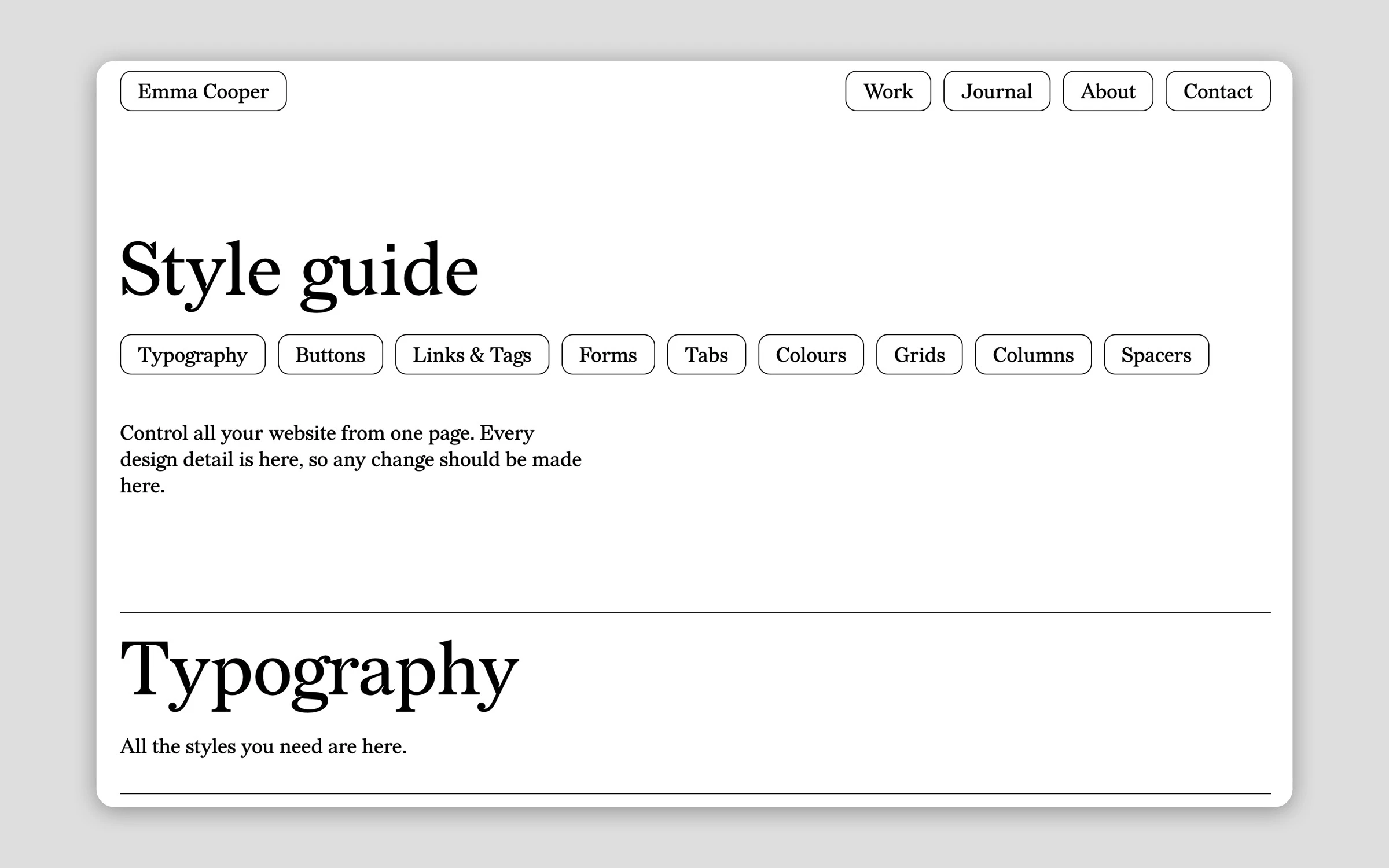 Emma - Portfolio HTML5 Responsive Website Template