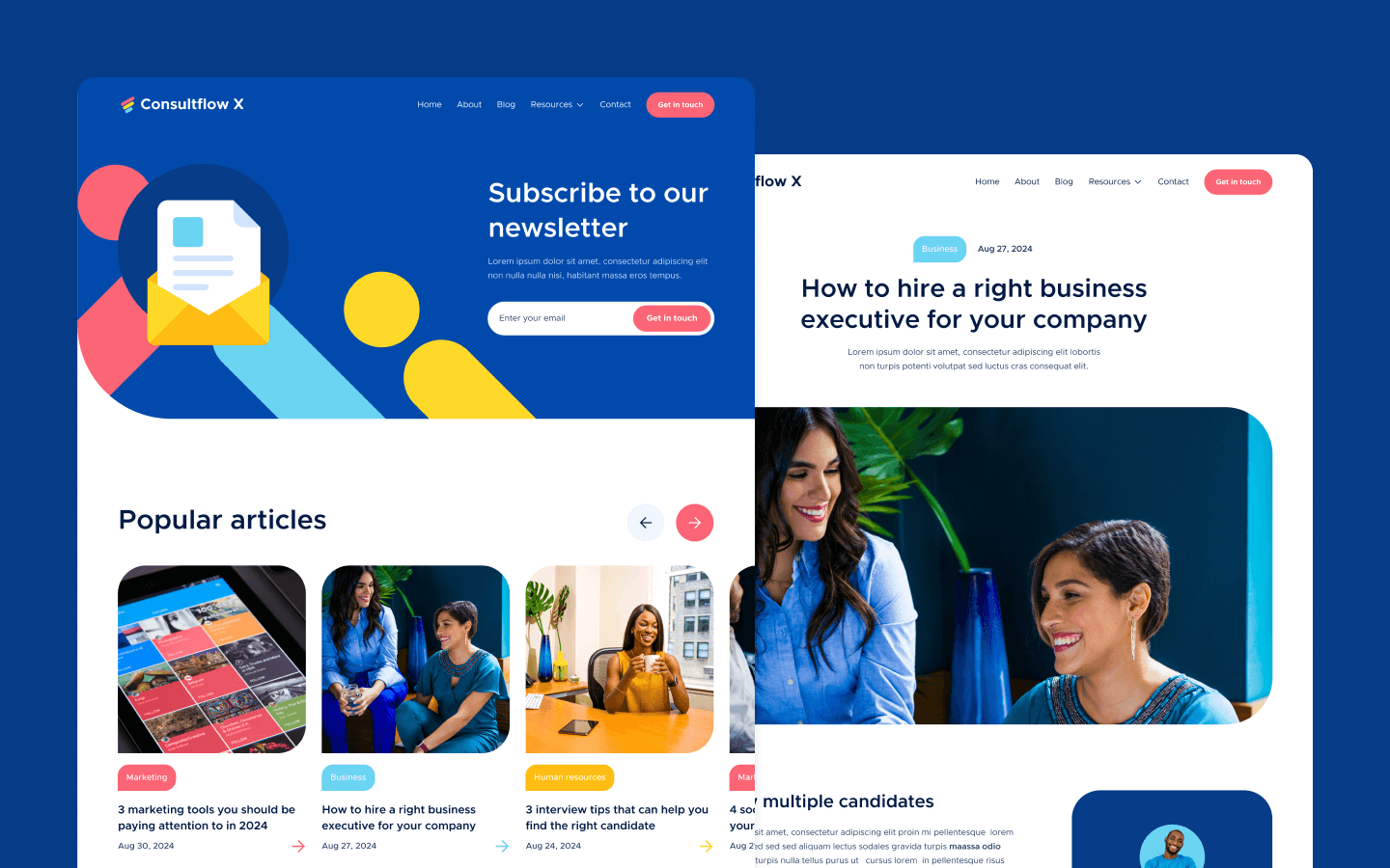 Consultflow X - Consulting HTML5 Responsive Website Template