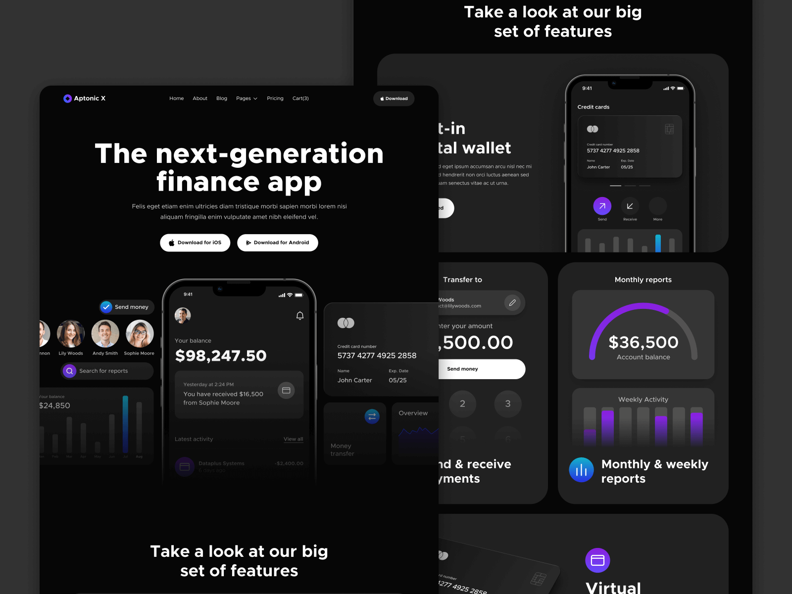 Aptonic X - App HTML5 Responsive Website Template