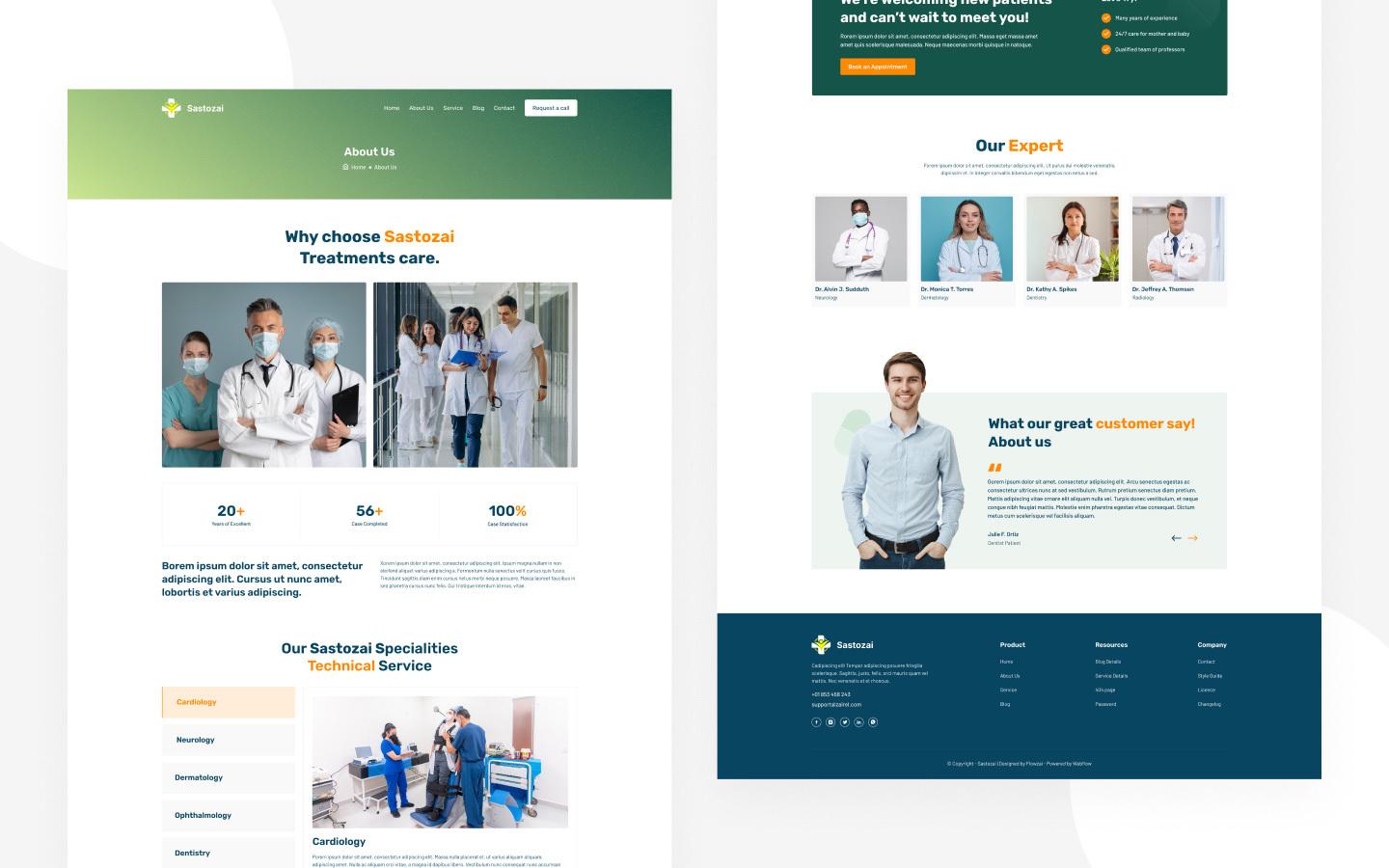 Sastozai - Health HTML5 Responsive Website Template
