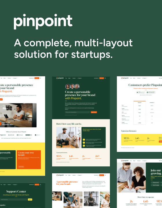 Pinpoint - SaaS HTML5 Responsive Website Template