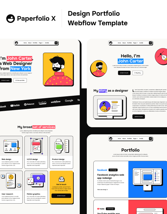 Paperfolio X by BRIX Templates | Muzli Creative Store