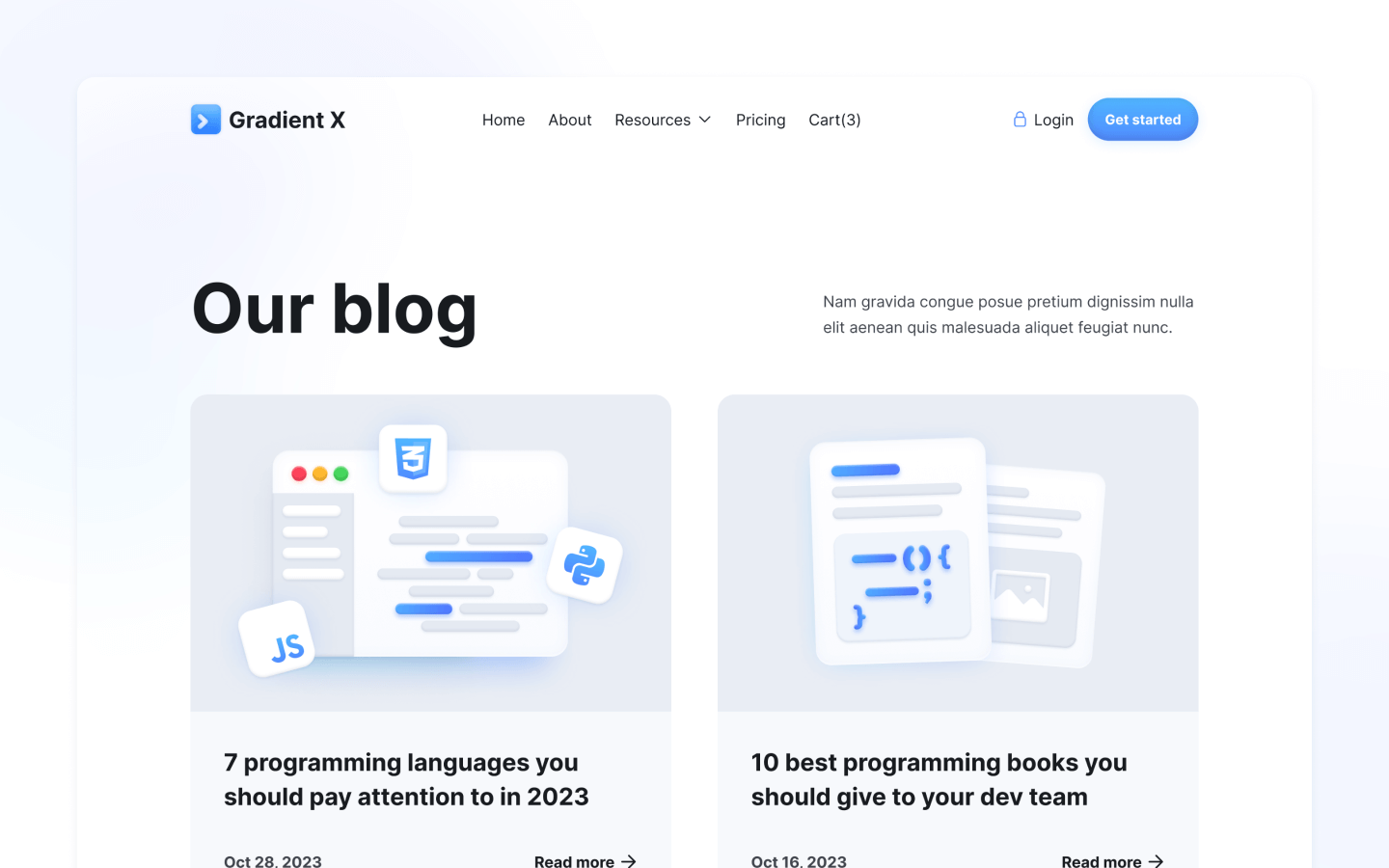Gradient X - SaaS HTML5 Responsive Website Template
