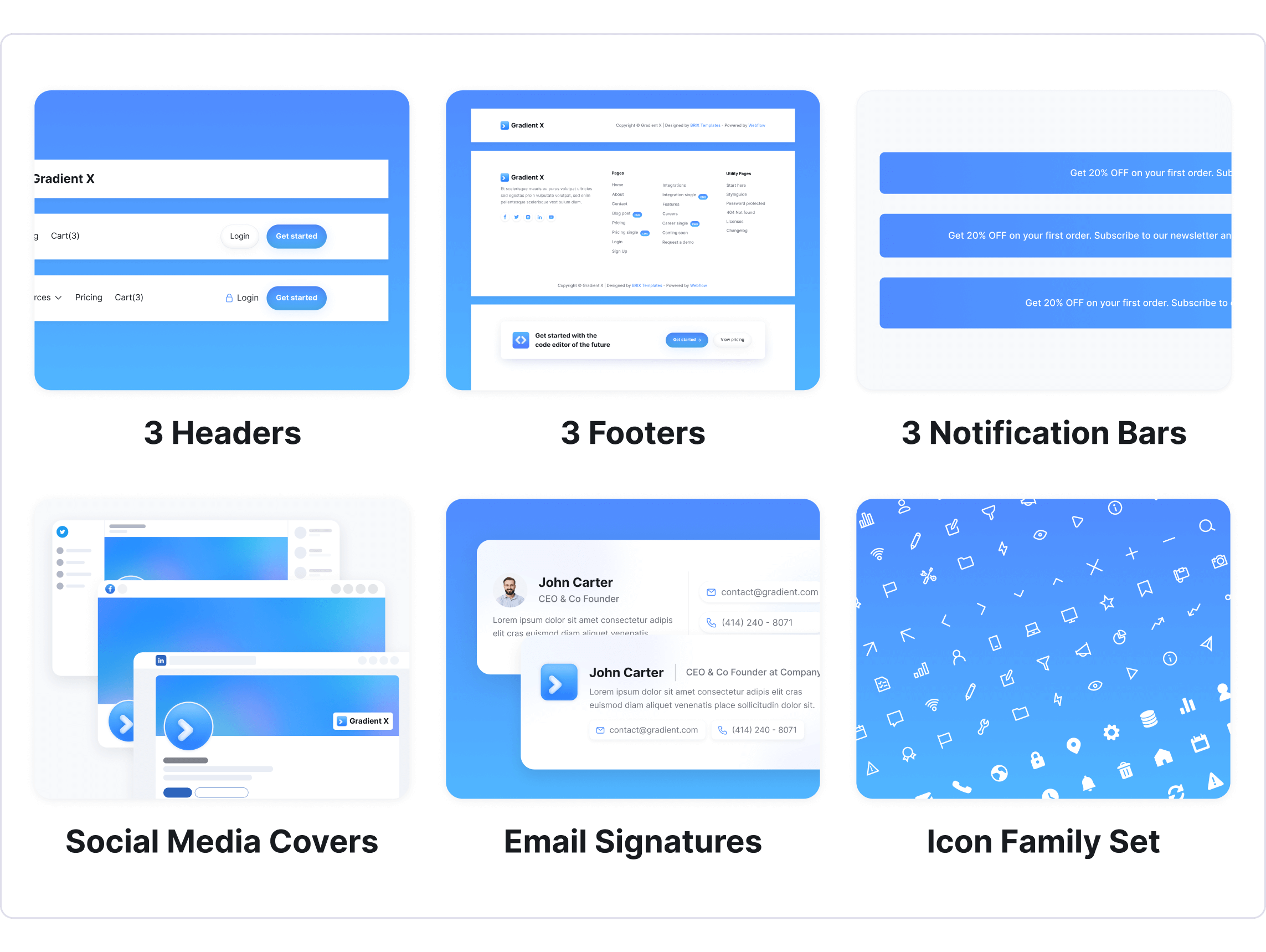 Gradient X - SaaS HTML5 Responsive Website Template