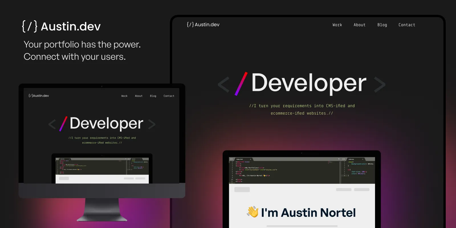 Austin - Portfolio HTML5 Responsive Website Template