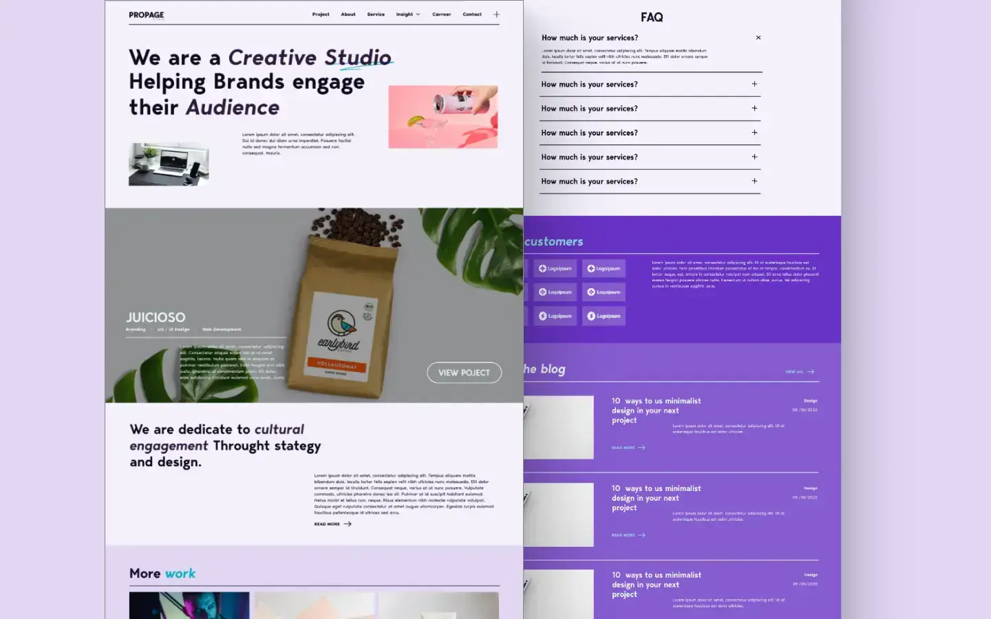 Propage - Creative HTML5 Responsive Website Template