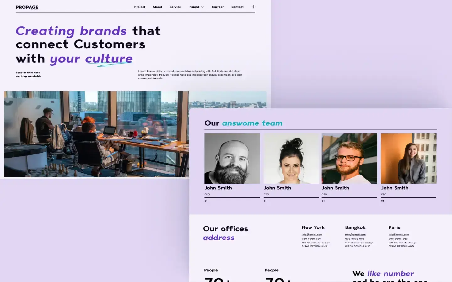 Propage - Creative HTML5 Responsive Website Template
