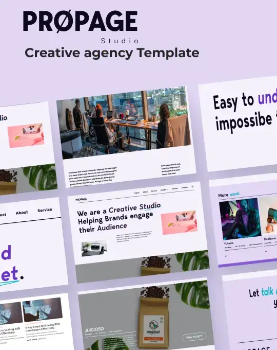 Propage - Creative HTML5 Responsive Website Template