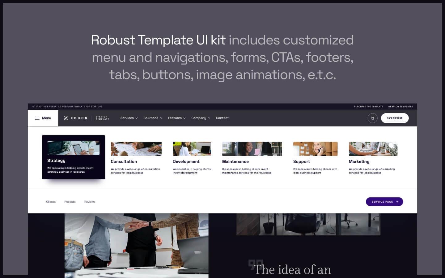 Kocon - Startup HTML5 Responsive Website Template