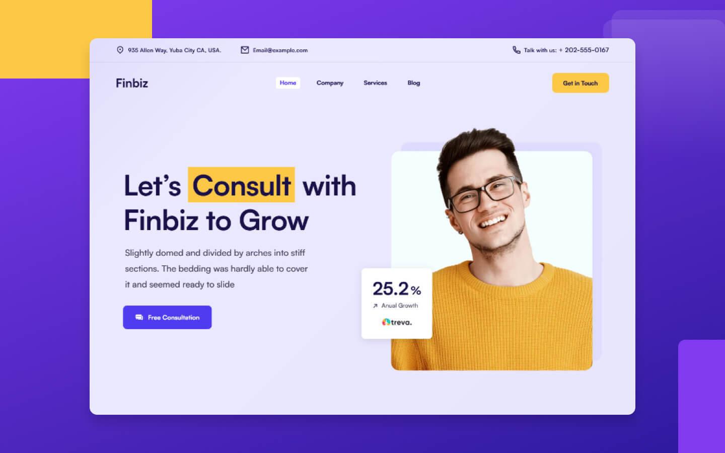 FinBiz - Finance HTML5 Responsive Website Template