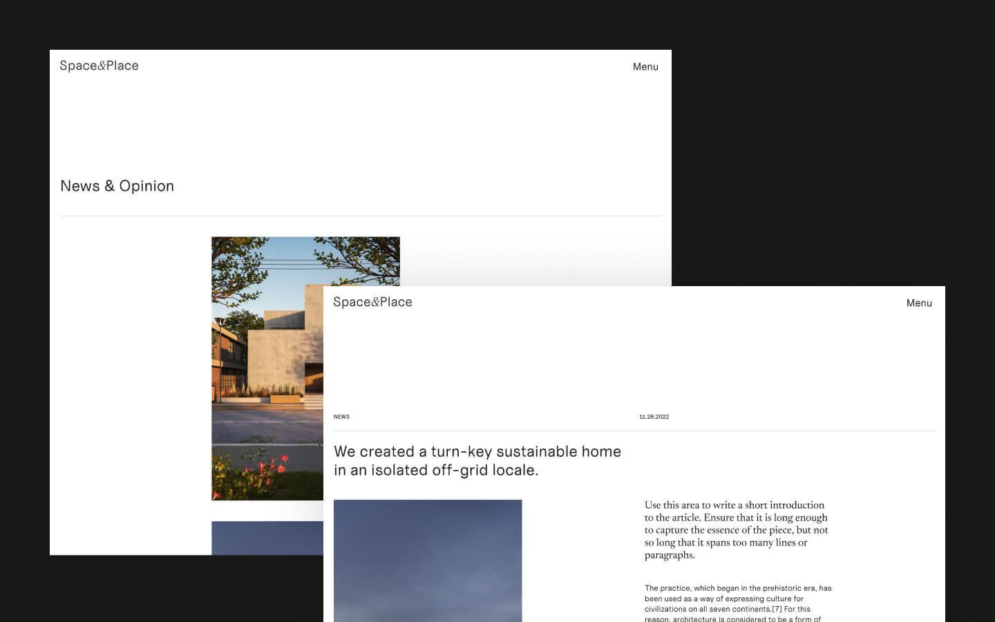 Places - Architecture HTML5 Responsive Website Template