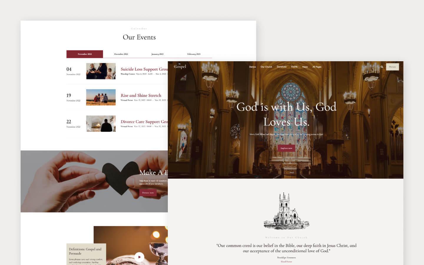 Gospel - Church HTML5 Responsive Website Template