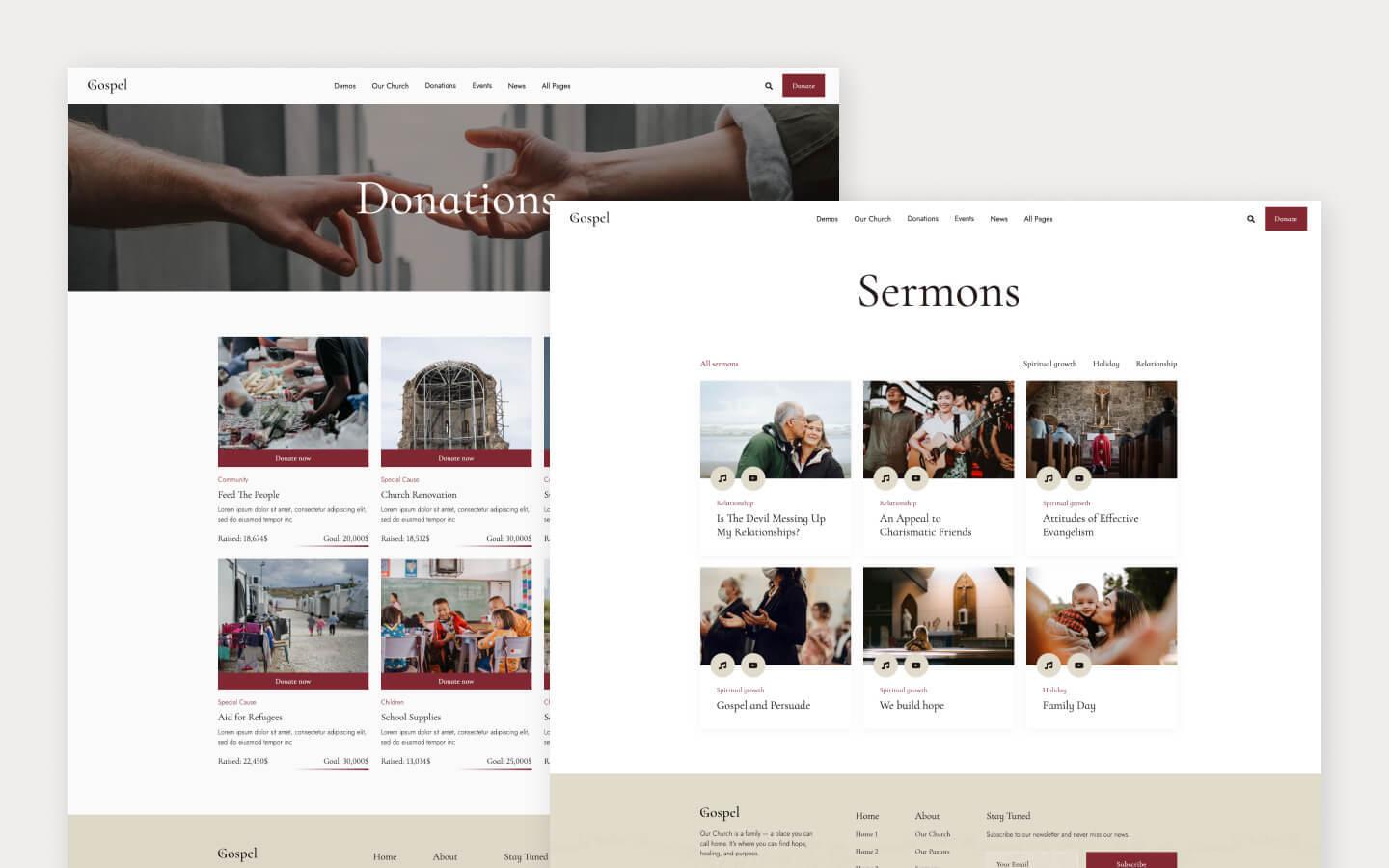 Gospel - Church HTML5 Responsive Website Template