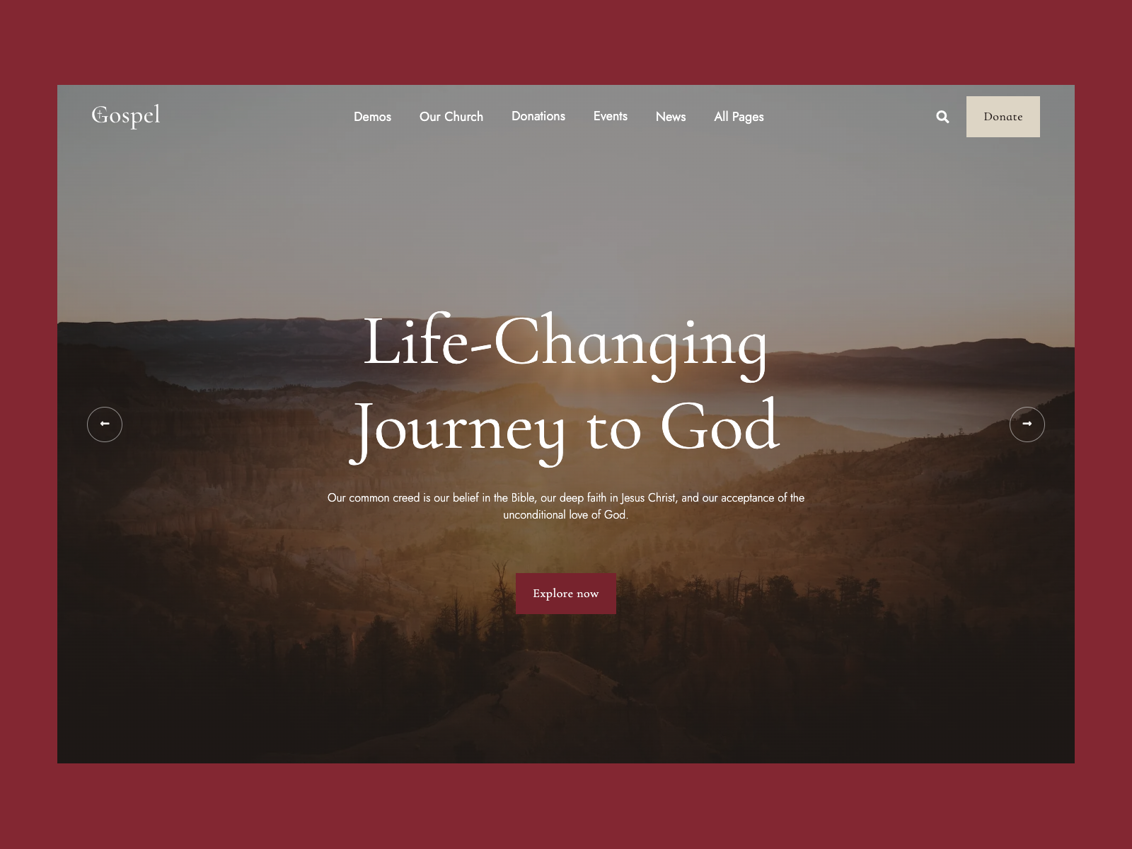 Gospel - Church HTML5 Responsive Website Template