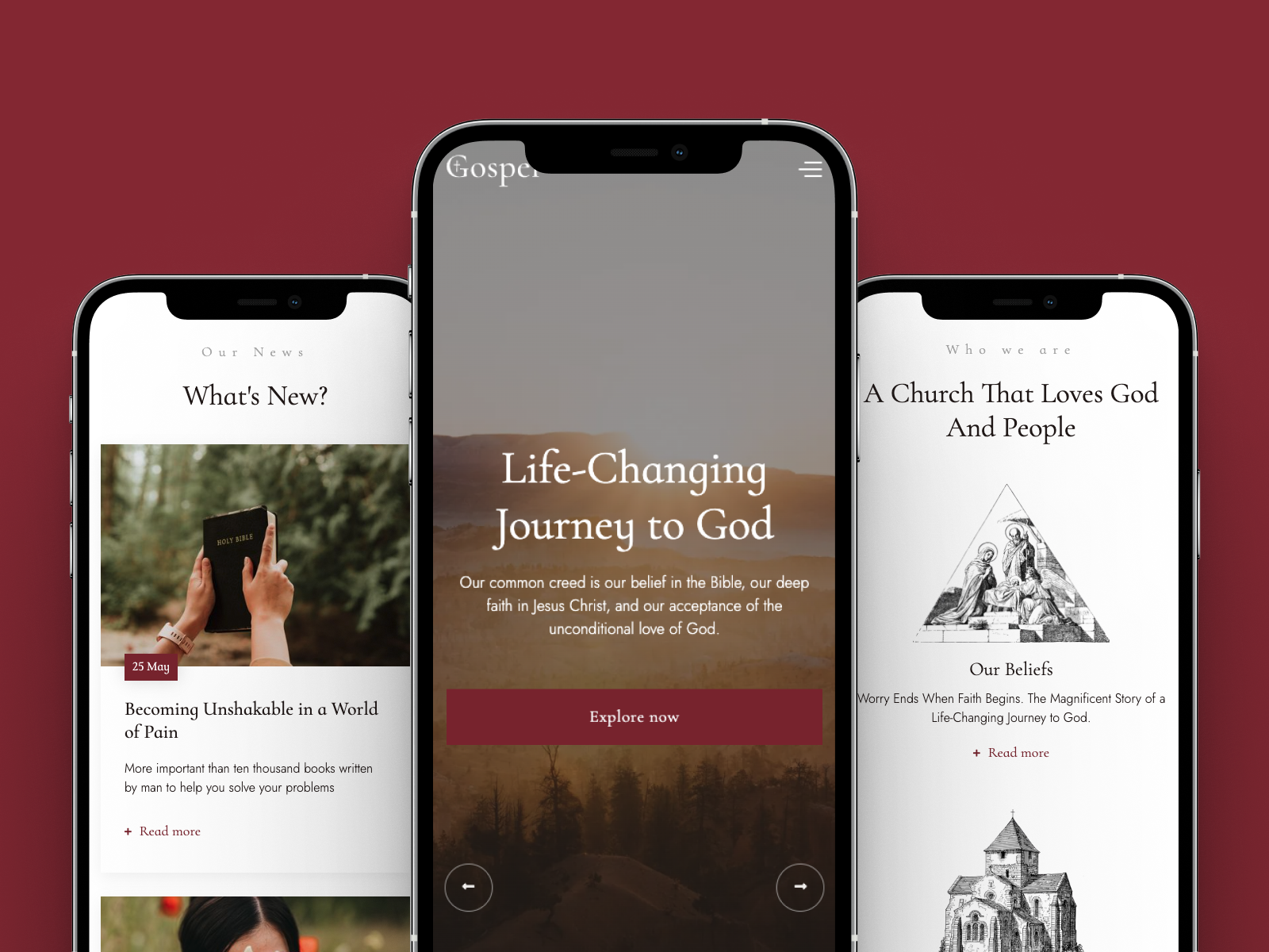 Gospel - Church HTML5 Responsive Website Template