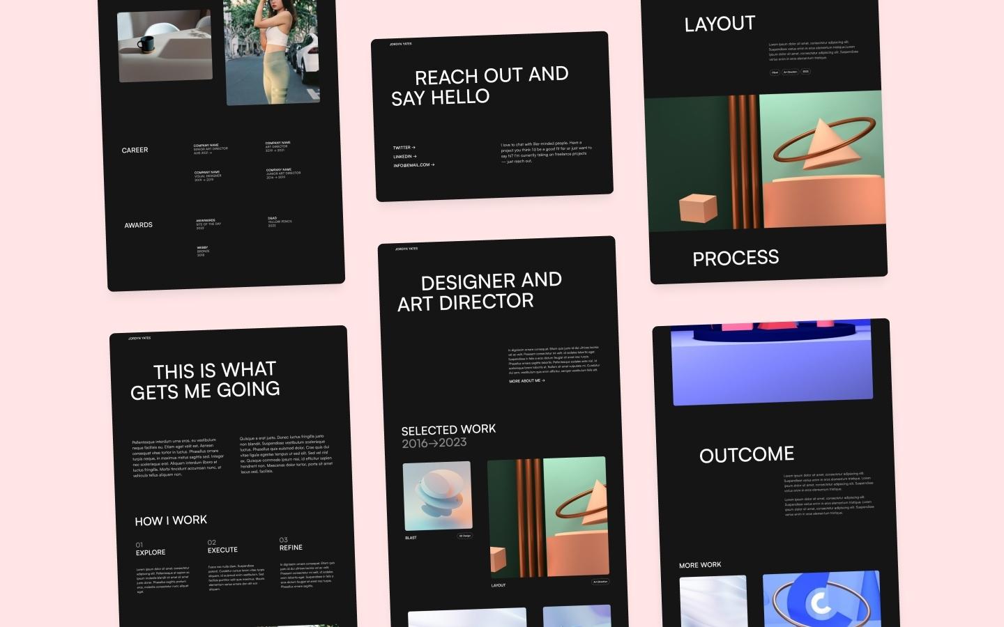 Darkfolio - Portfolio HTML5 Responsive Website Template
