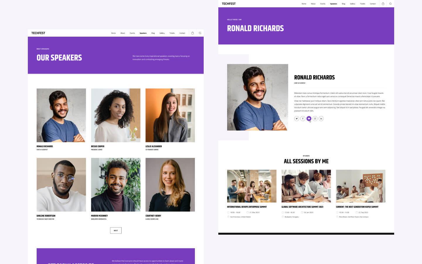 TechFest - Event HTML5 Responsive Website Template