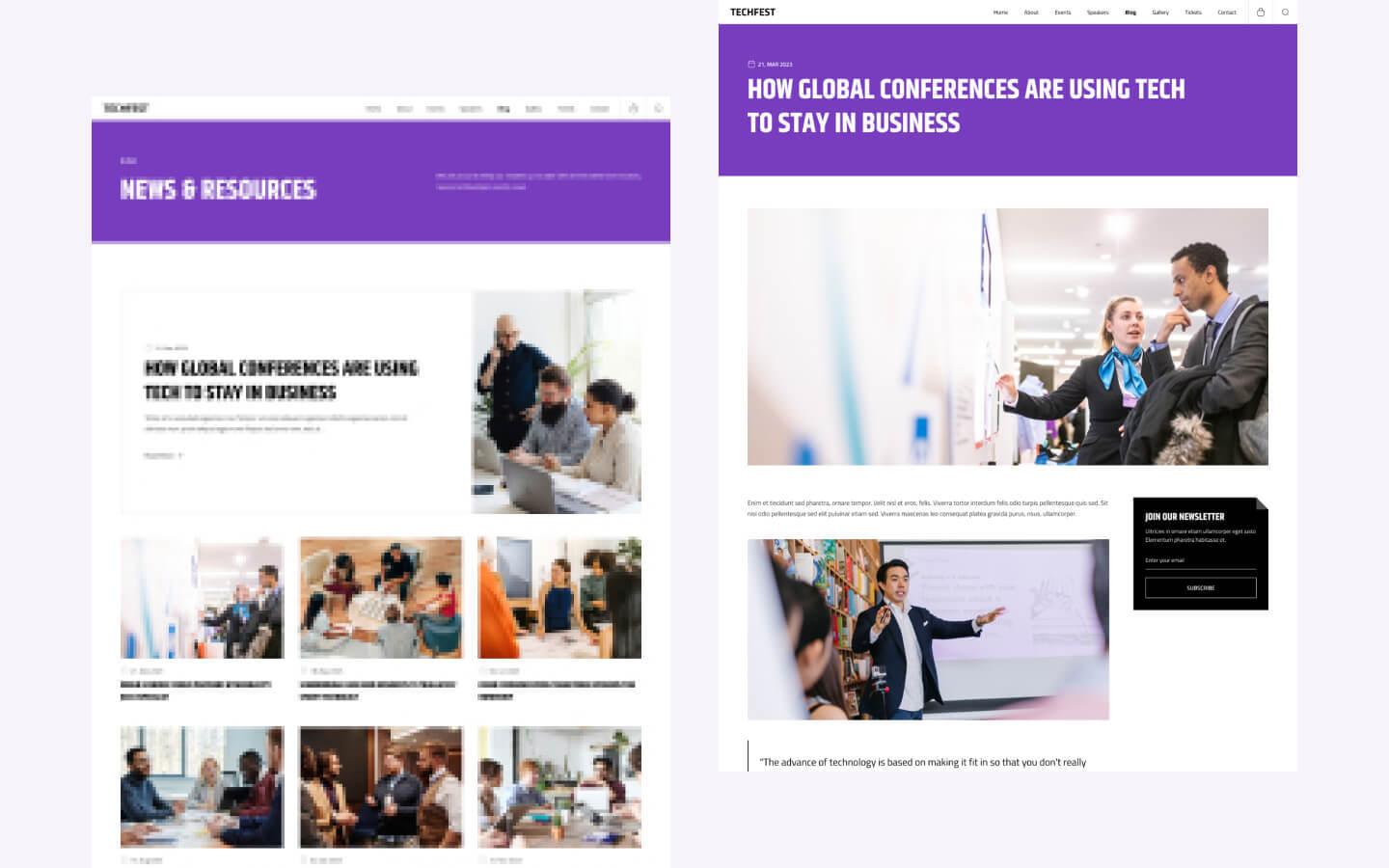 TechFest - Event HTML5 Responsive Website Template