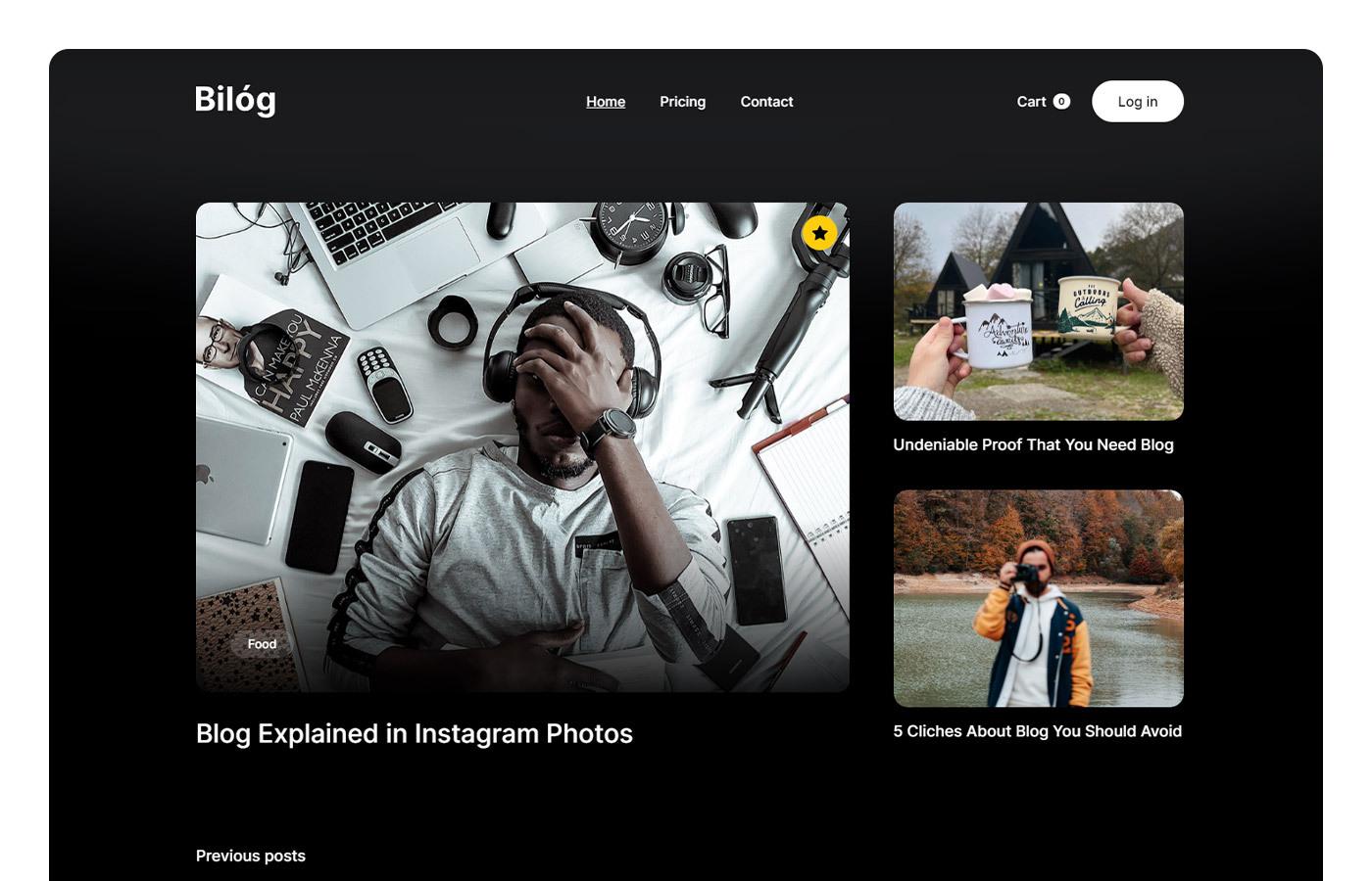 Bilog - Blog HTML5 Responsive Website Template