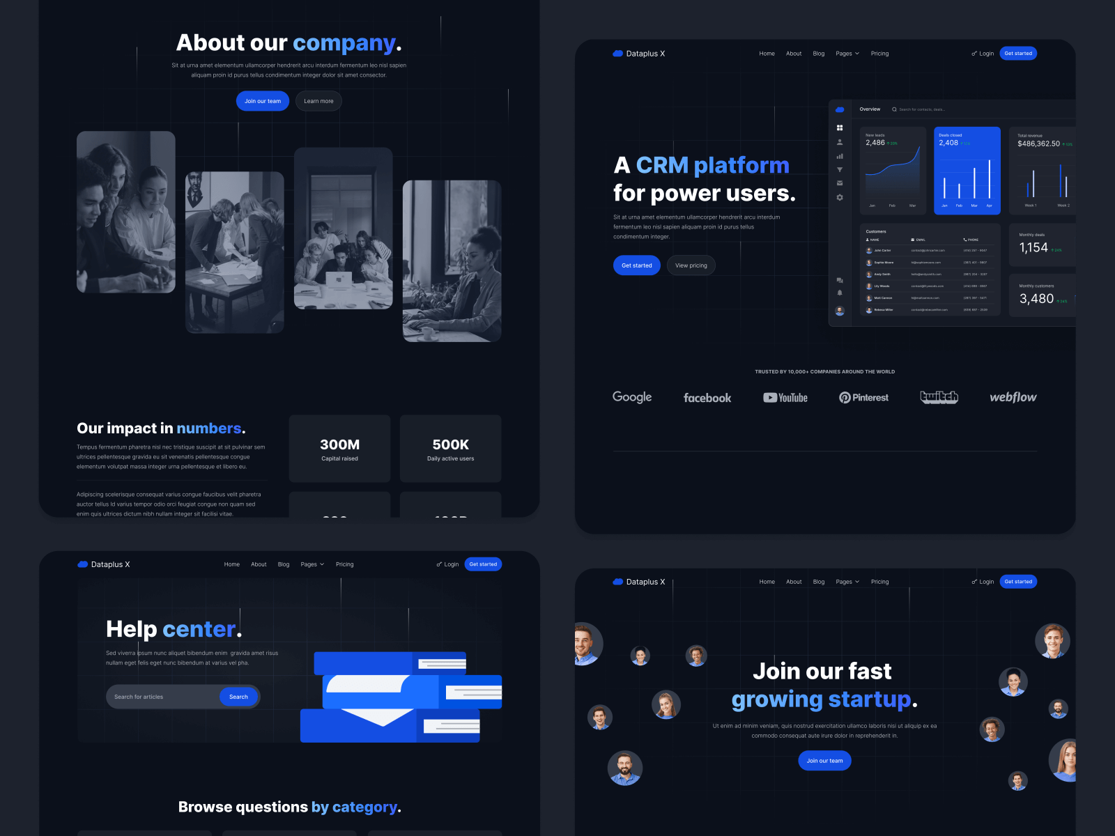 Dataplus X - Software HTML5 Responsive Website Template