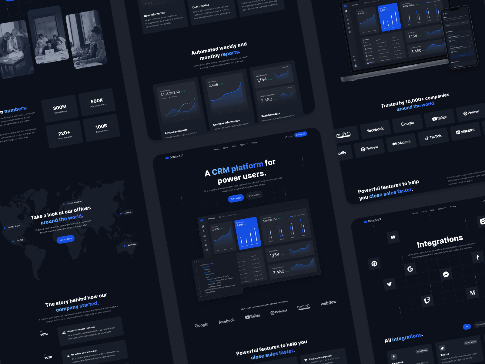 Dataplus X - Software HTML5 Responsive Website Template