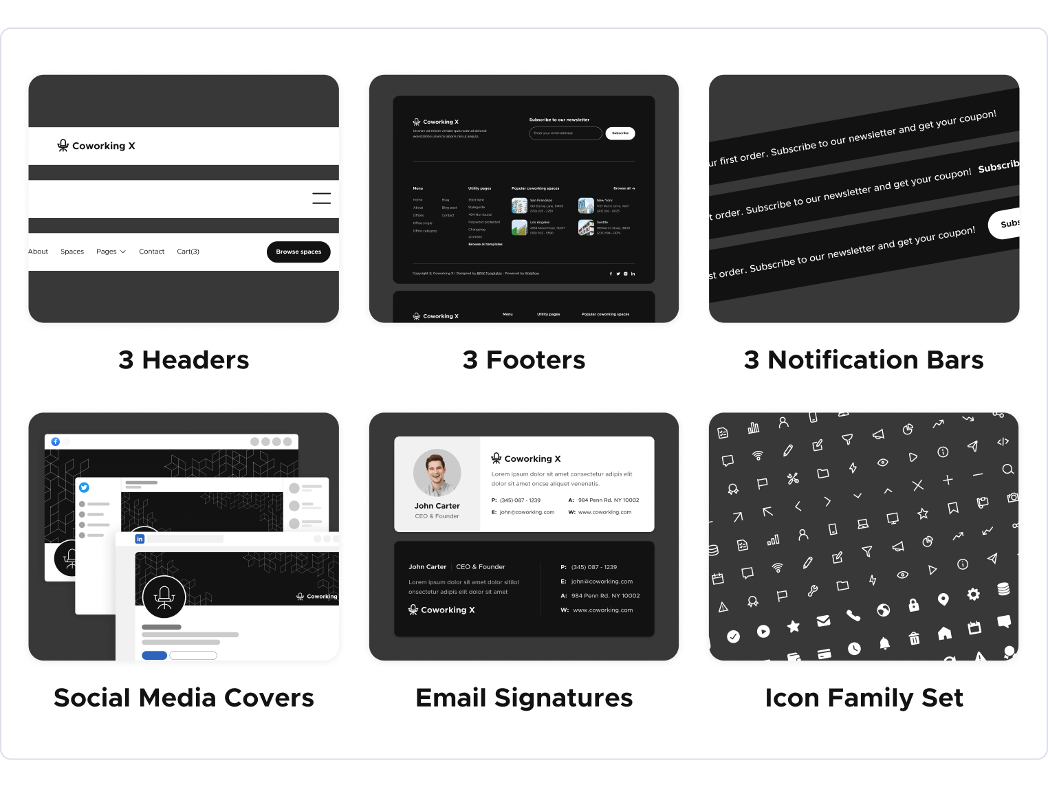 Coworking X - Real Estate HTML5 Responsive Website Template