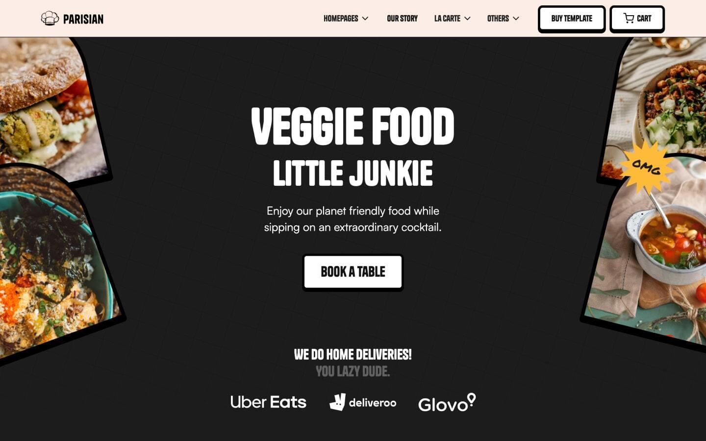 Parisian - Restaurant HTML5 Responsive Website Template