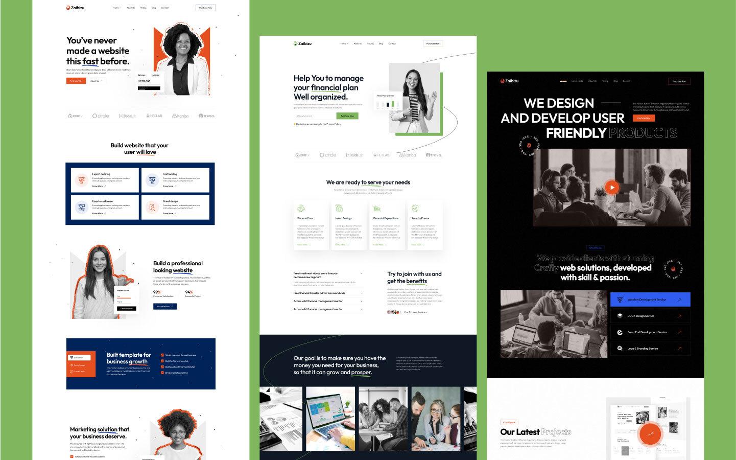 Website Templates by Flowzai | Webflow