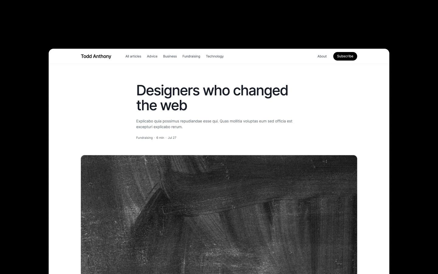 Column - Magazine HTML5 Responsive Website Template