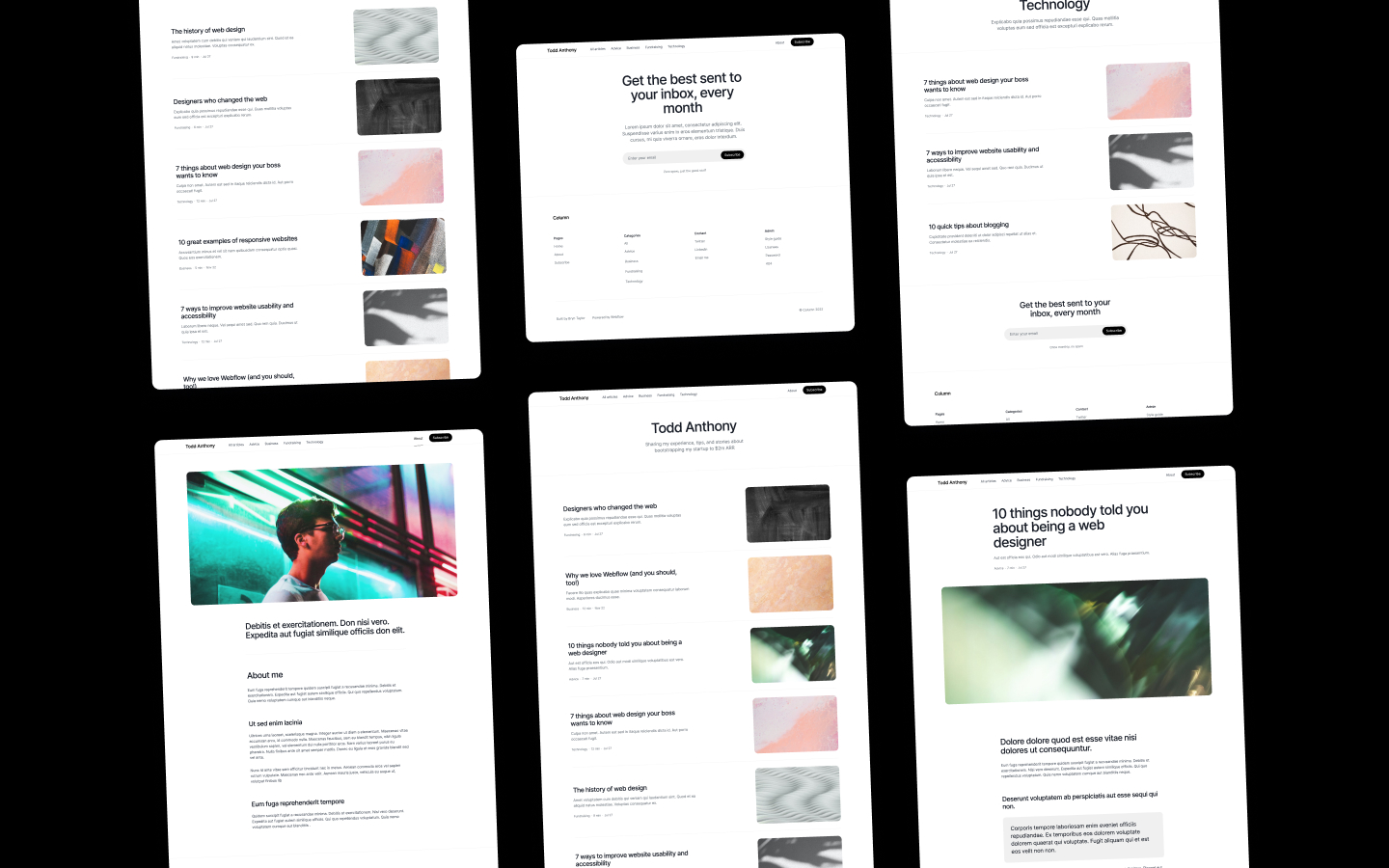 Column - Magazine HTML5 Responsive Website Template