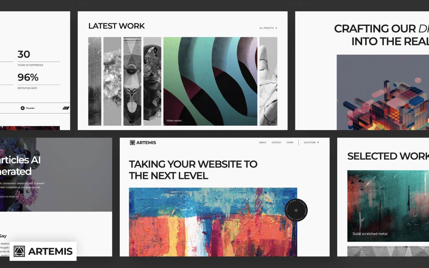 Artemis - Portfolio HTML5 Responsive Website Template