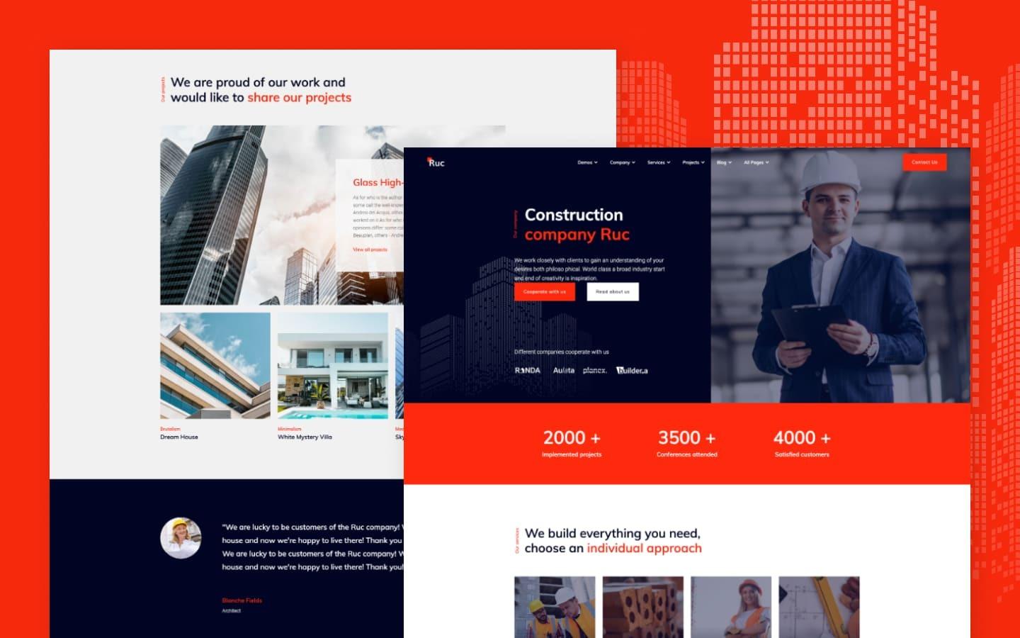 Ruc - Construction HTML5 Responsive Website Template