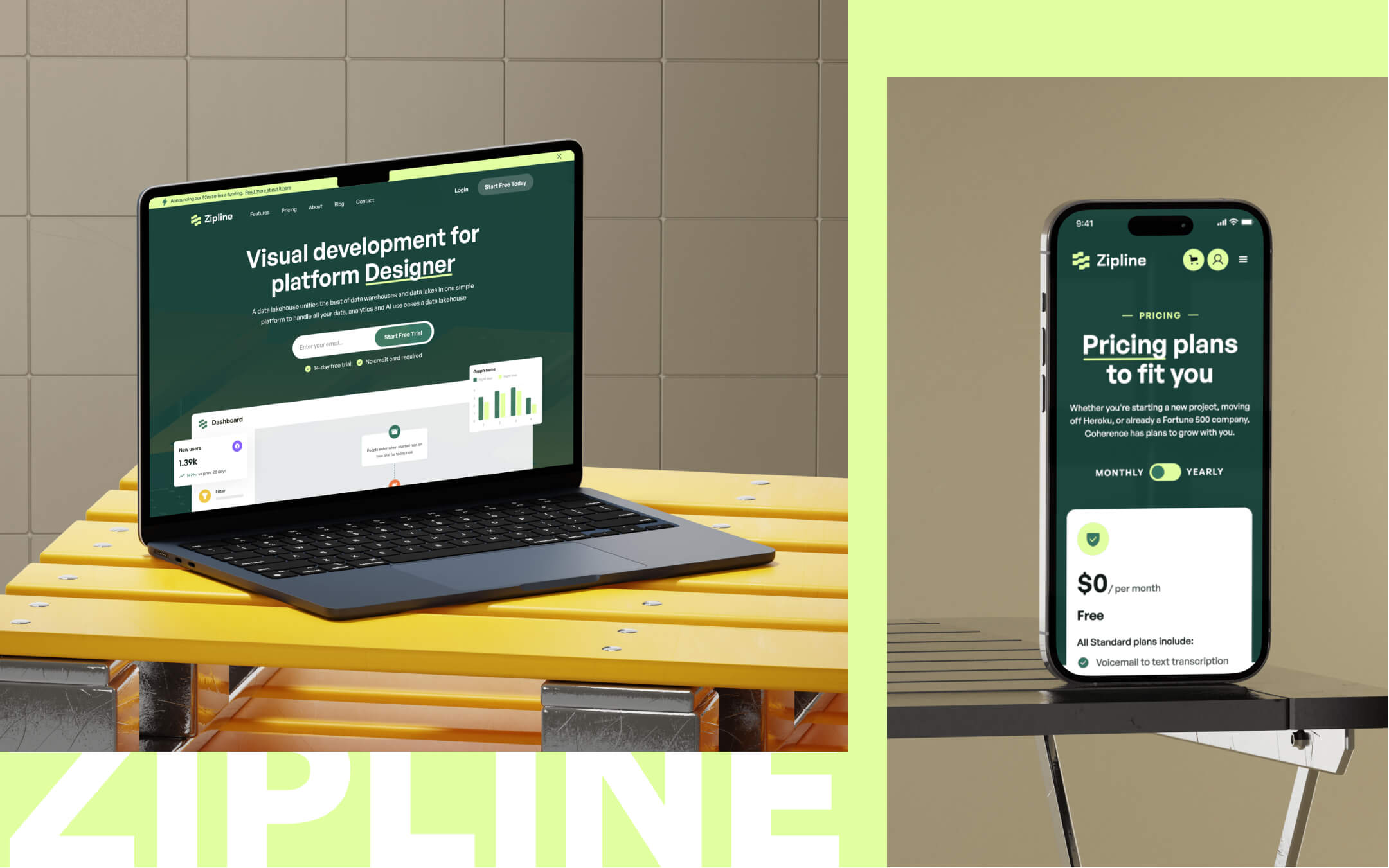 Zipline - Startup HTML5 Responsive Website Template