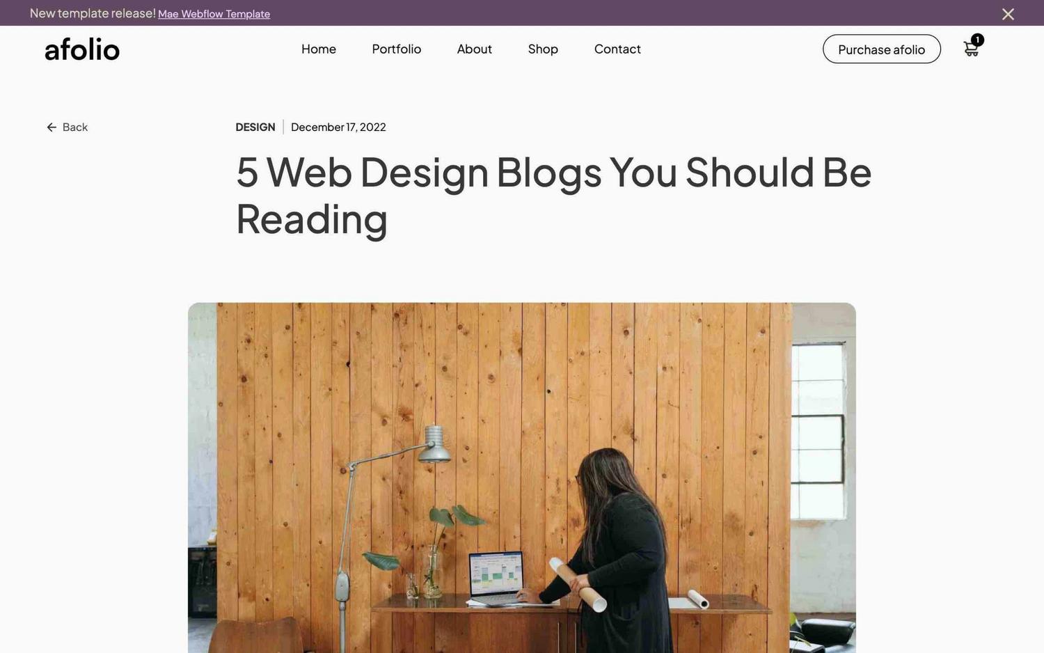 Afolio - Portfolio HTML5 Responsive Website Template