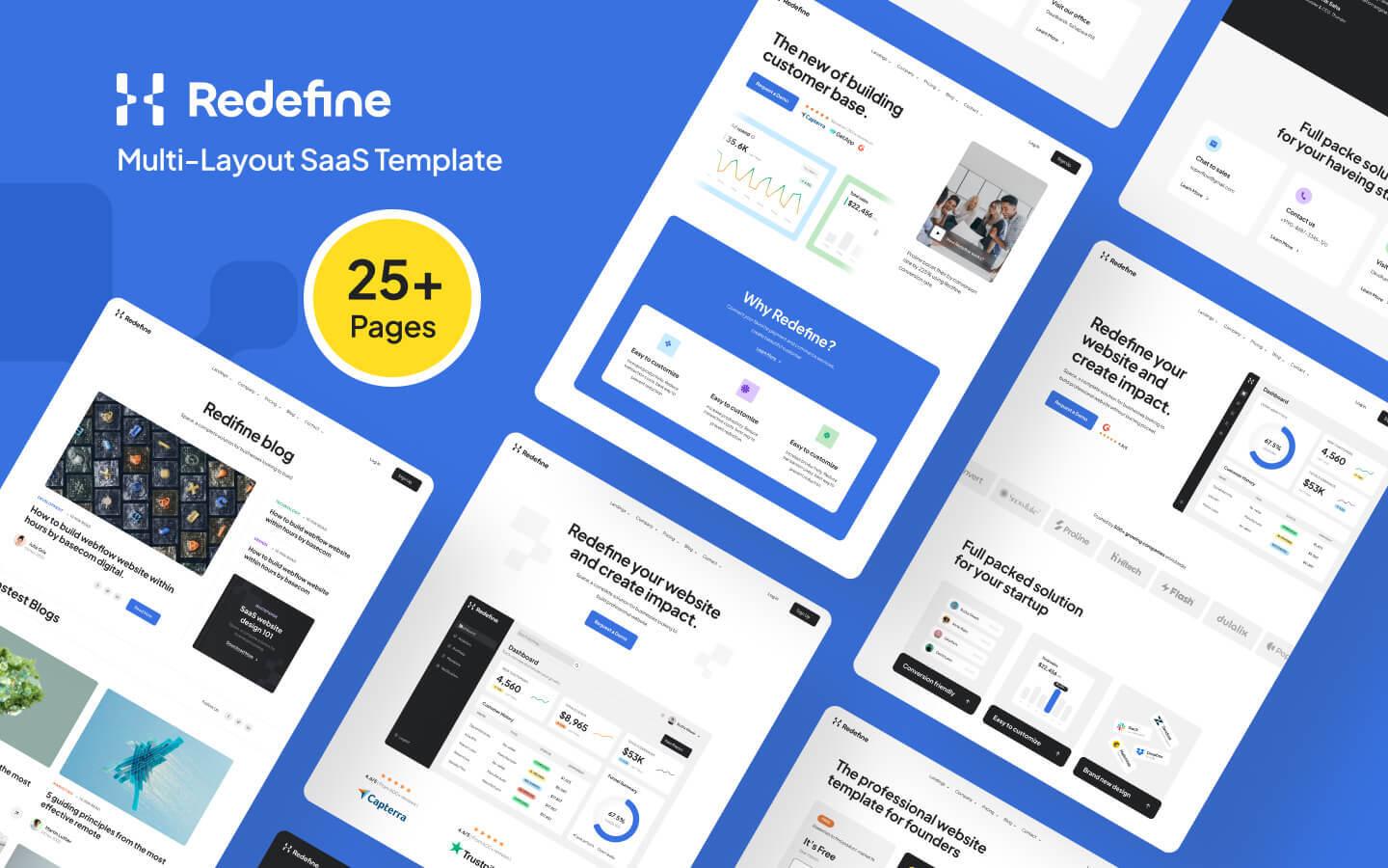 Redefine - Startup HTML5 Responsive Website Template