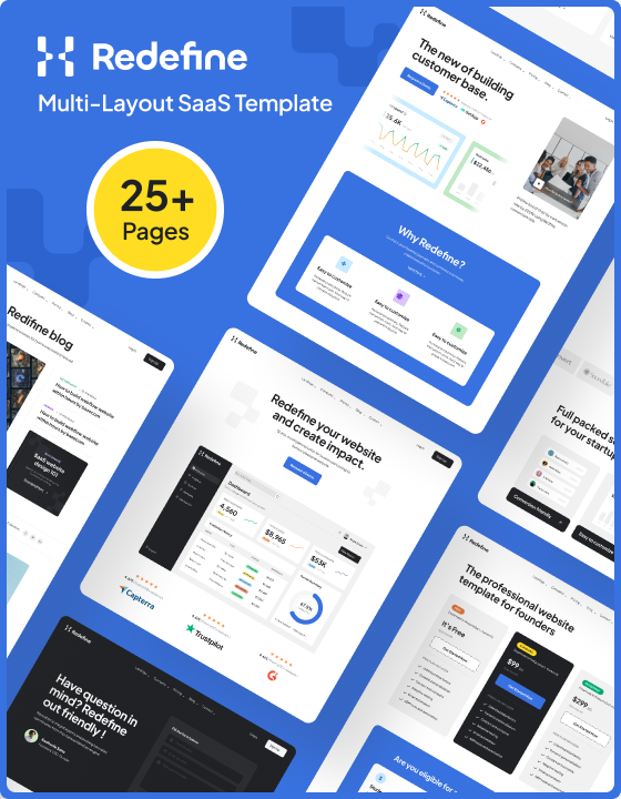 Redefine - Startup HTML5 Responsive Website Template