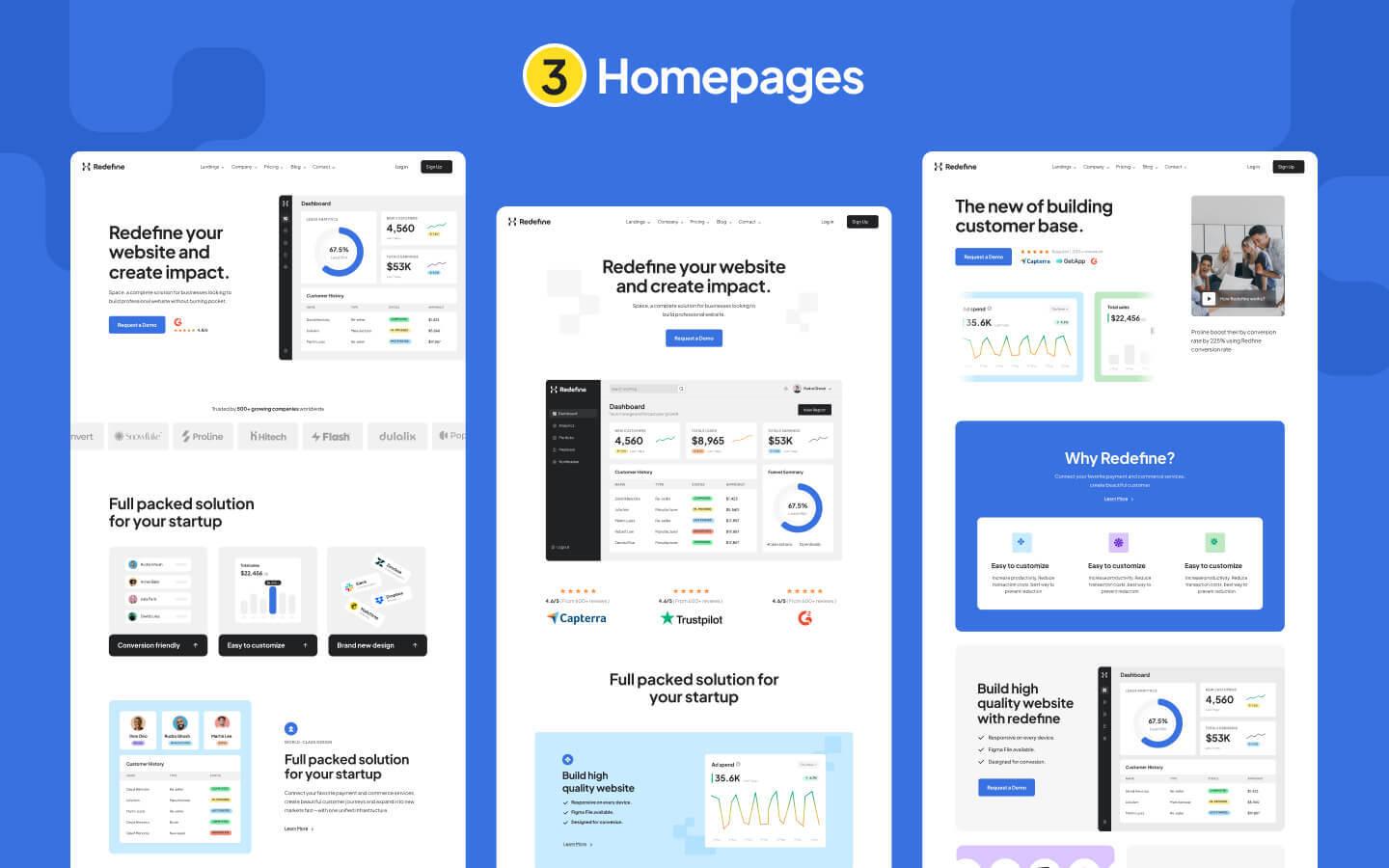 Redefine - Startup HTML5 Responsive Website Template