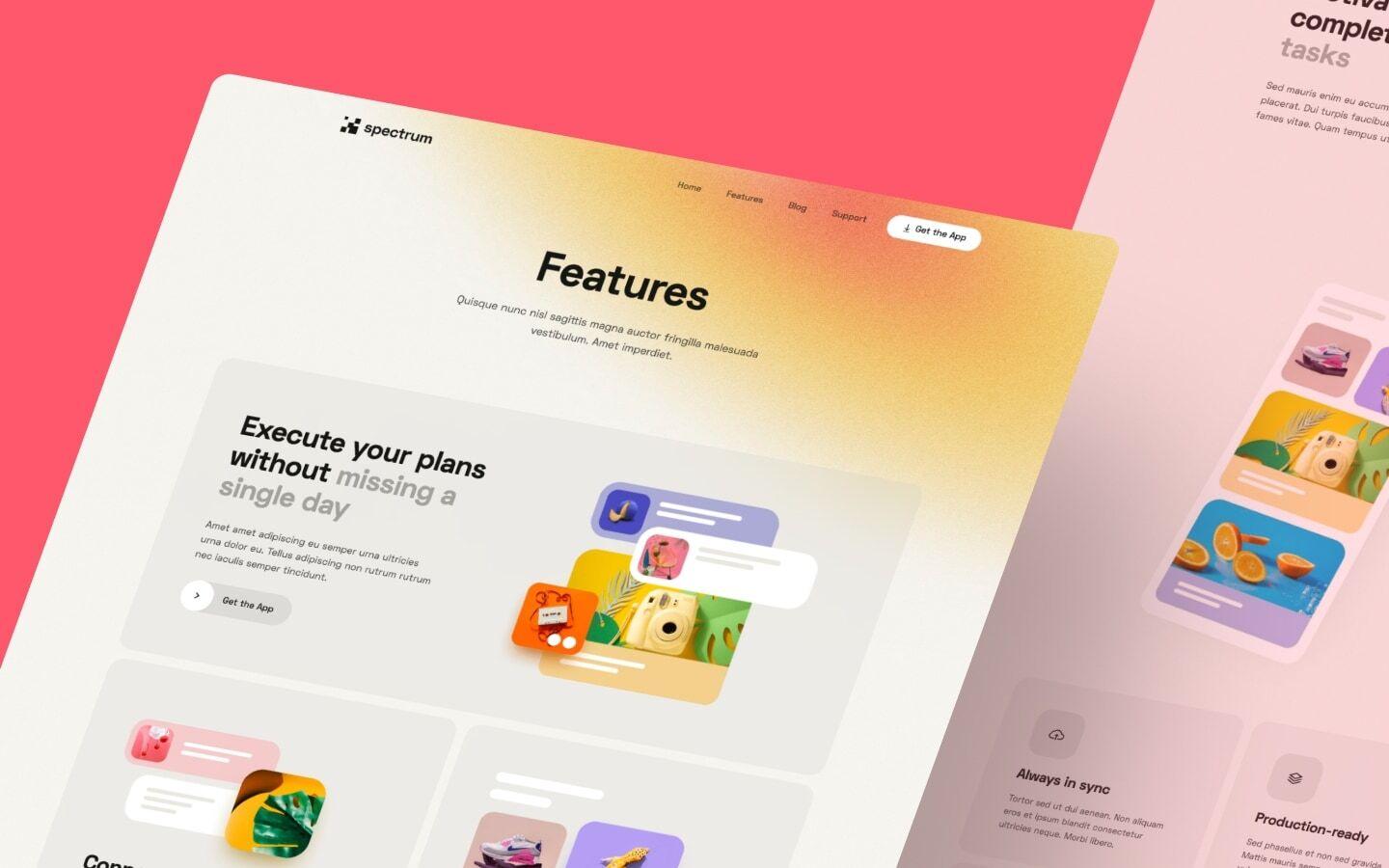 Spectrum - App HTML5 Responsive Website Template