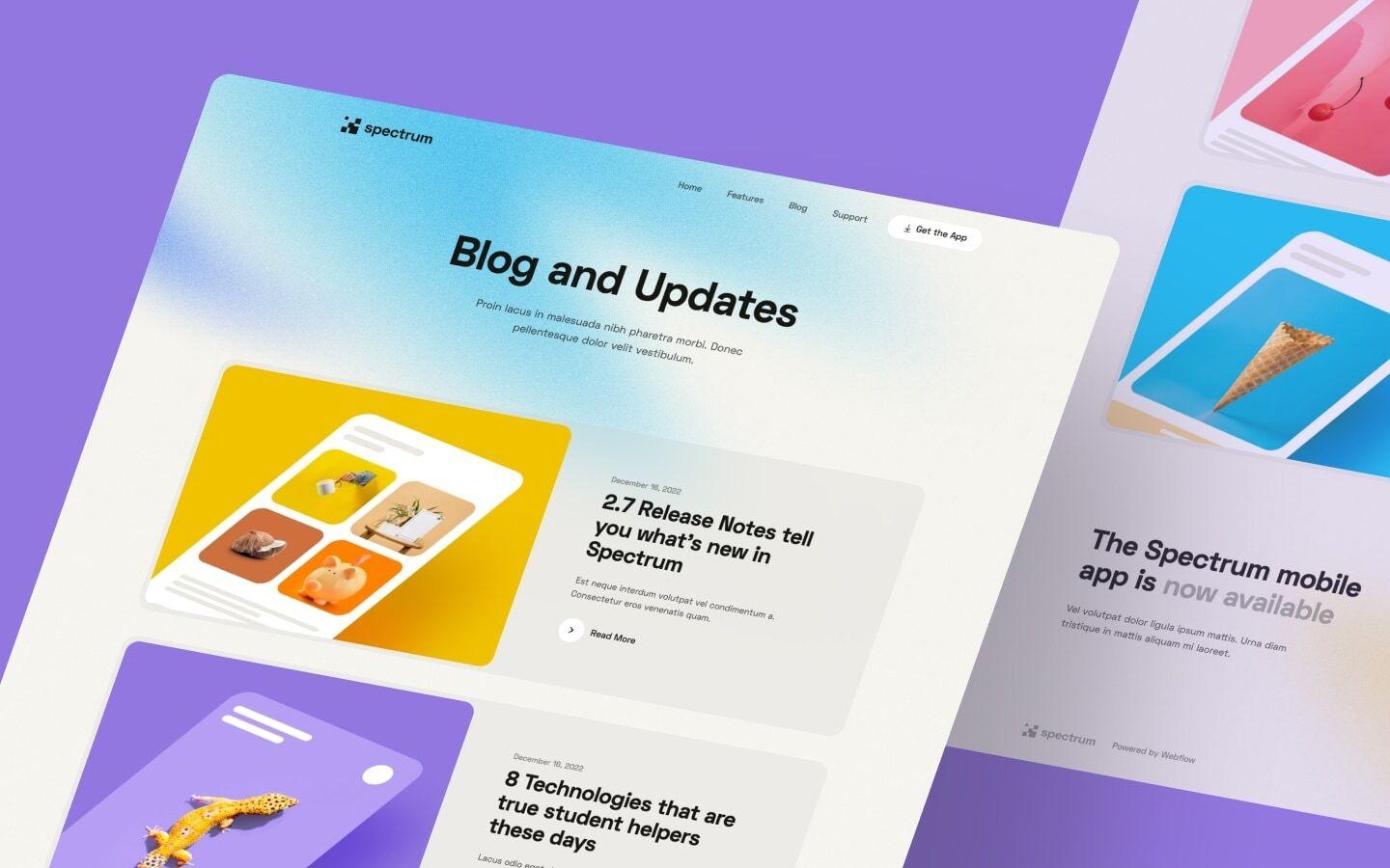 Spectrum - App HTML5 Responsive Website Template