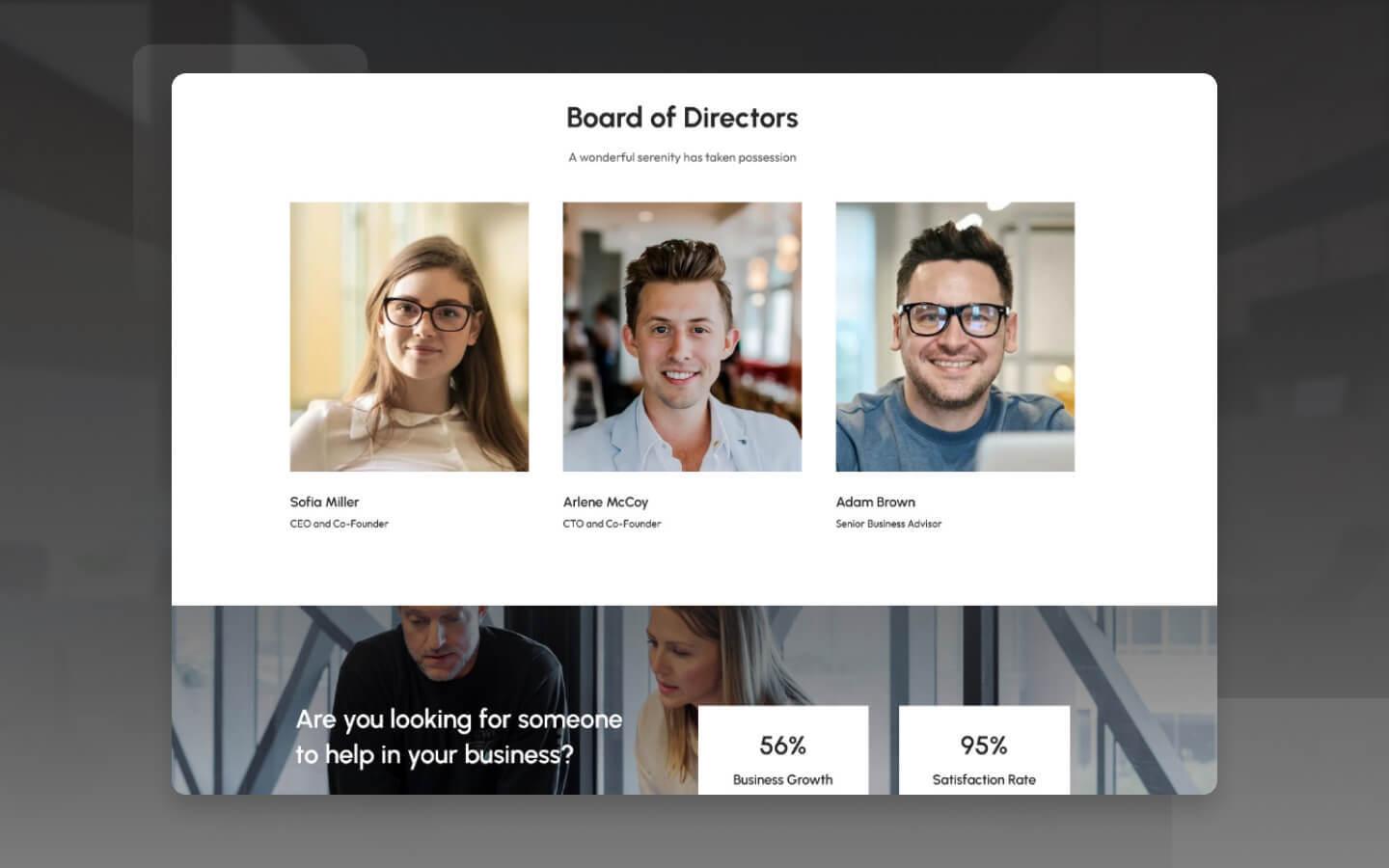 Bizz - Consulting HTML5 Responsive Website Template