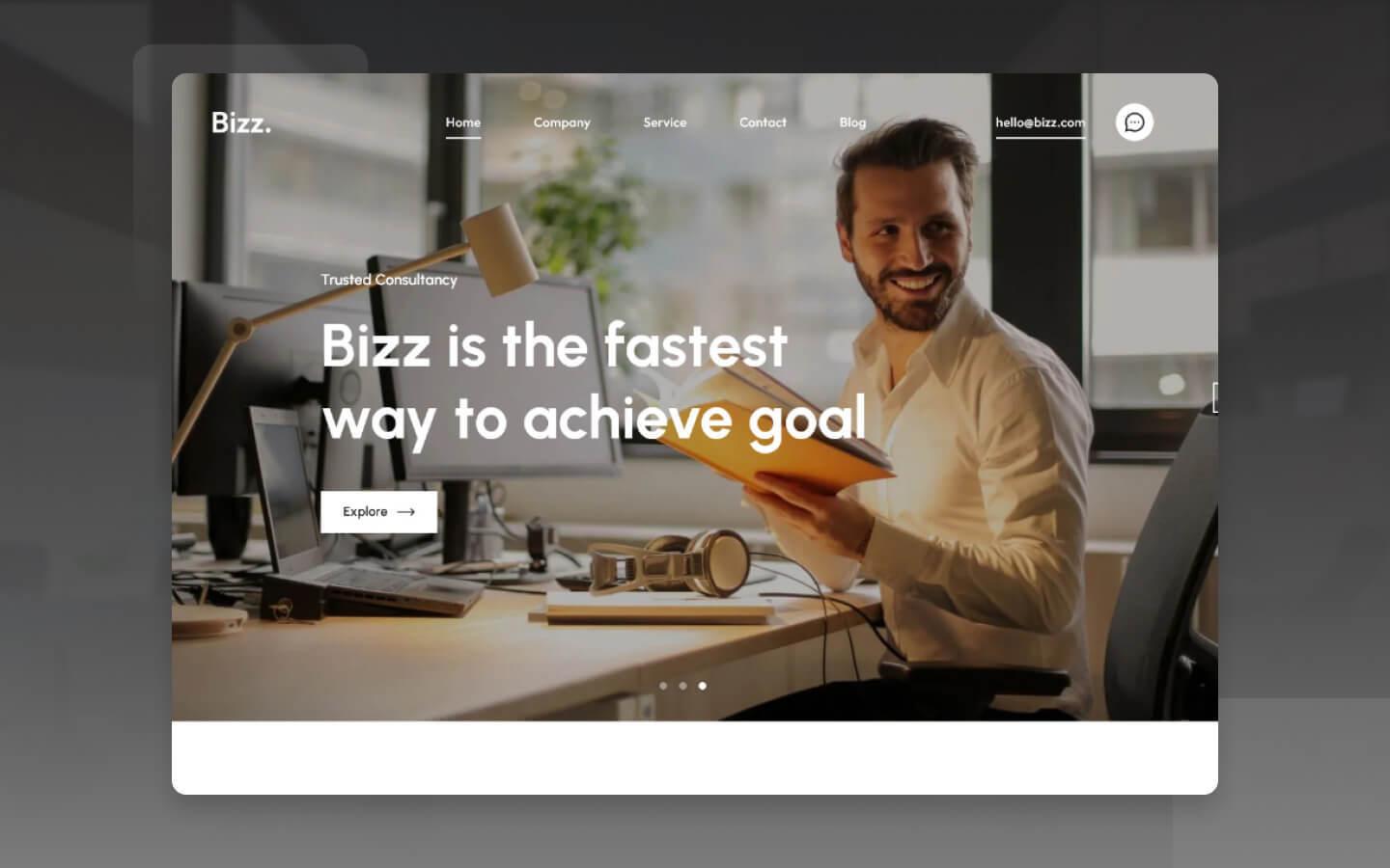 Bizz - Consulting HTML5 Responsive Website Template