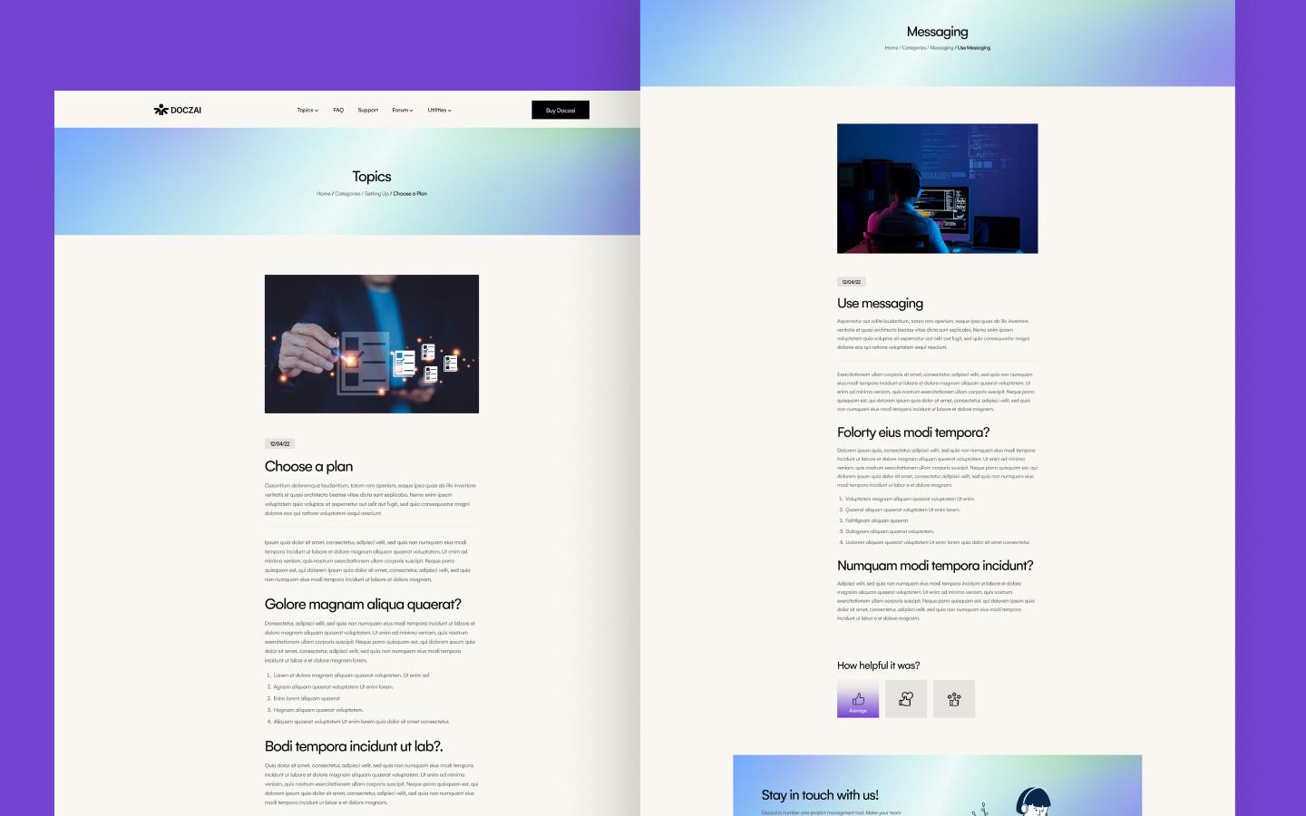 Doczai - Documentation HTML5 Responsive Website Template
